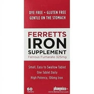 Fergon High Potency Iron Supplement Tablets with Ferrous Gluconate ...