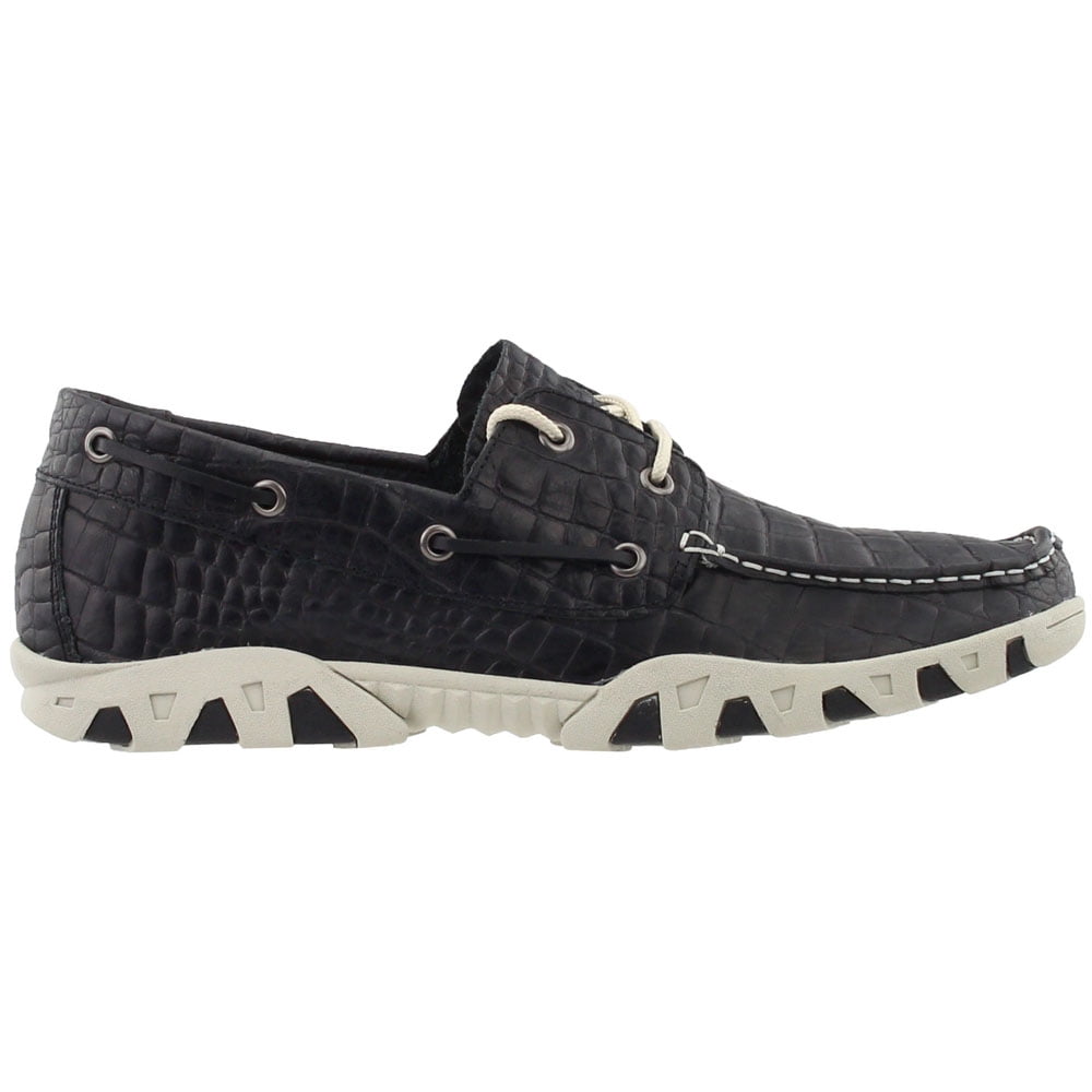 Ferrini Italia Mens Print Crocodile Belly Boat Casual Shoes - Walmart.com