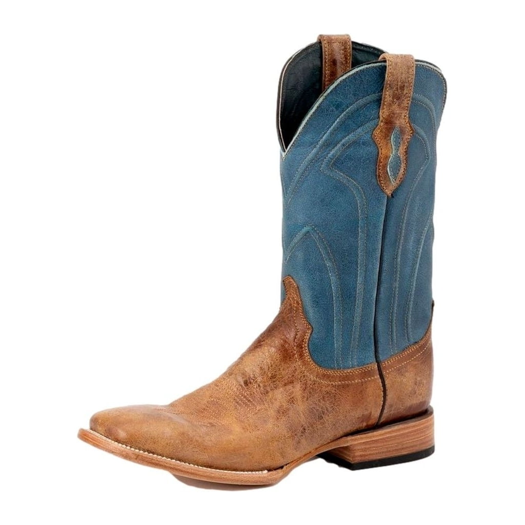 Ferrini Western Boots Mens Maddox 12" Square Antique Saddle 12193-15 ...
