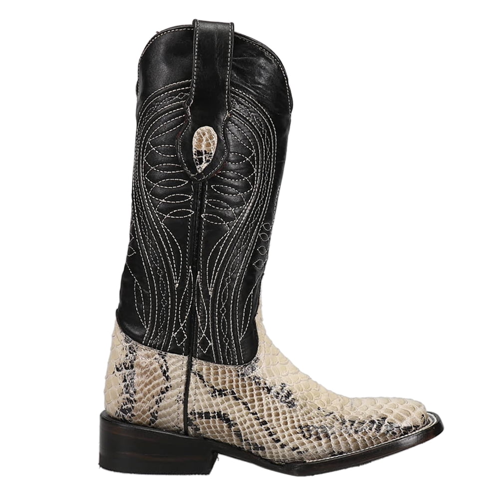 Ferrini Womens Vibora Snake Embroidered Square Toe Cowboy Casual Boots ...