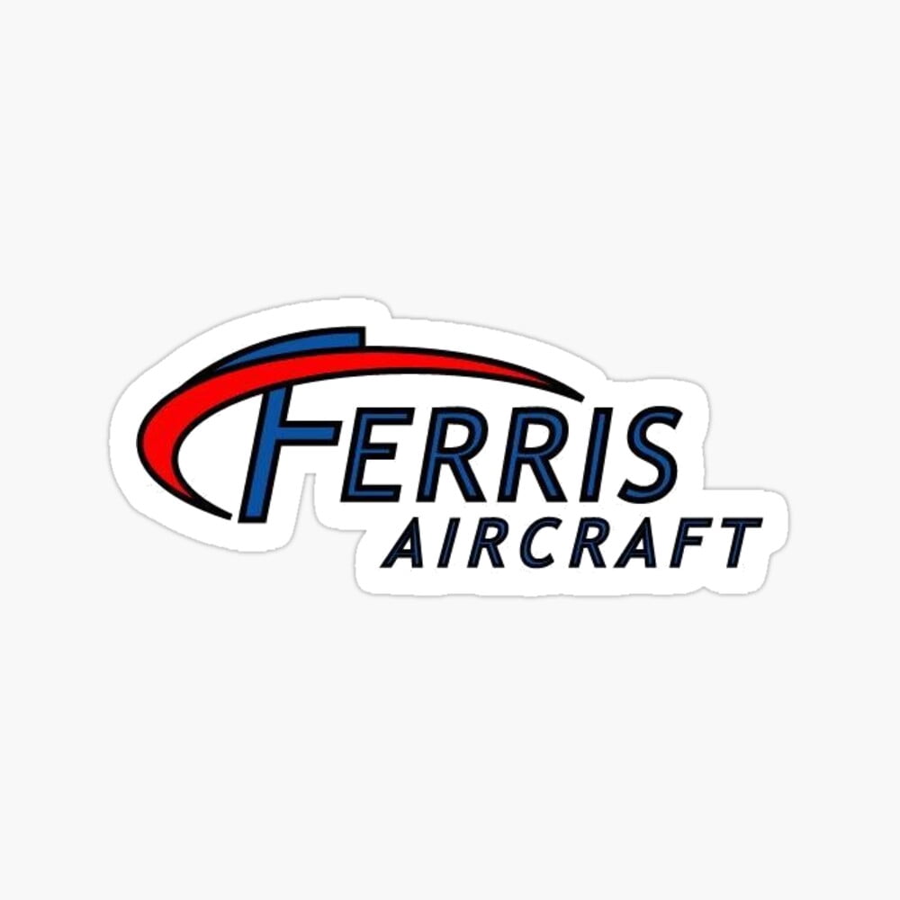 Ferris Aircraft Logo Sticker Phone Decal Water Bottle Stickers Car ...
