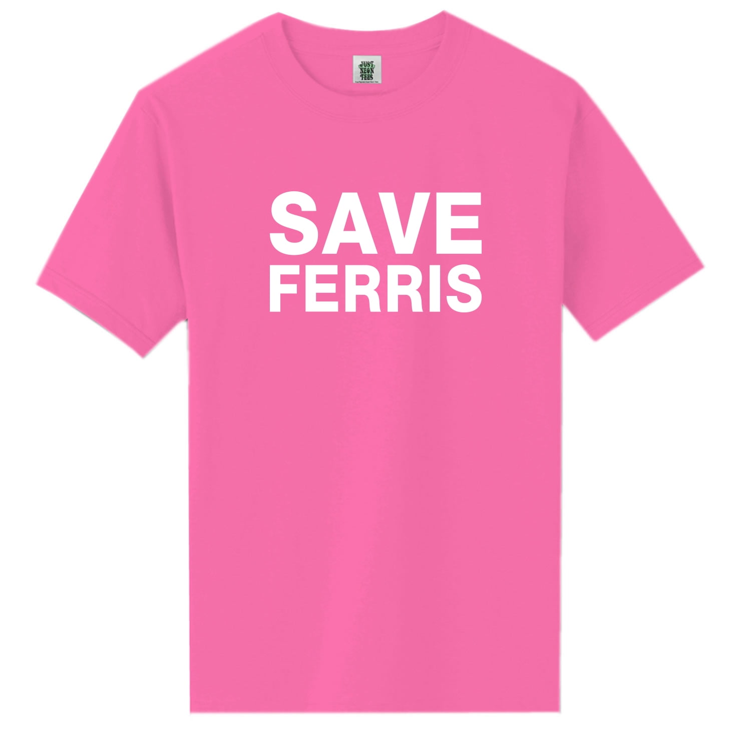 Ferris B Short Sleeve Neon Tee - Walmart.com