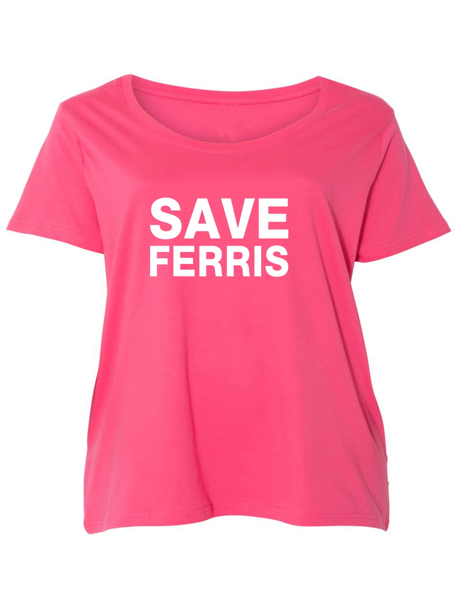 Ferris B Womens Plus Size Scoopneck Tee - Walmart.com