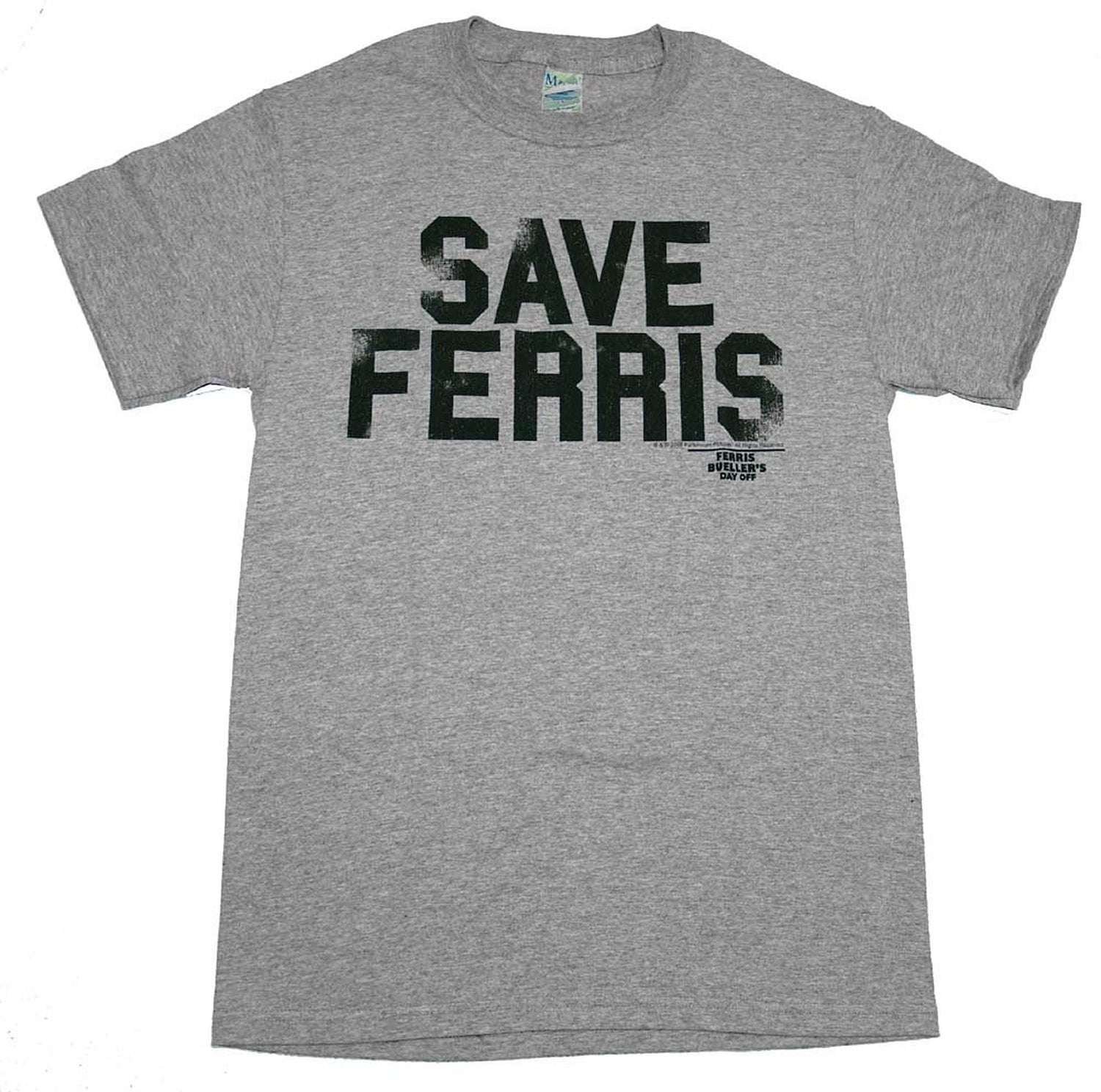 Ferris Bueller T-Shirt Save Ferris Officially Licensed Ferris - Walmart.com