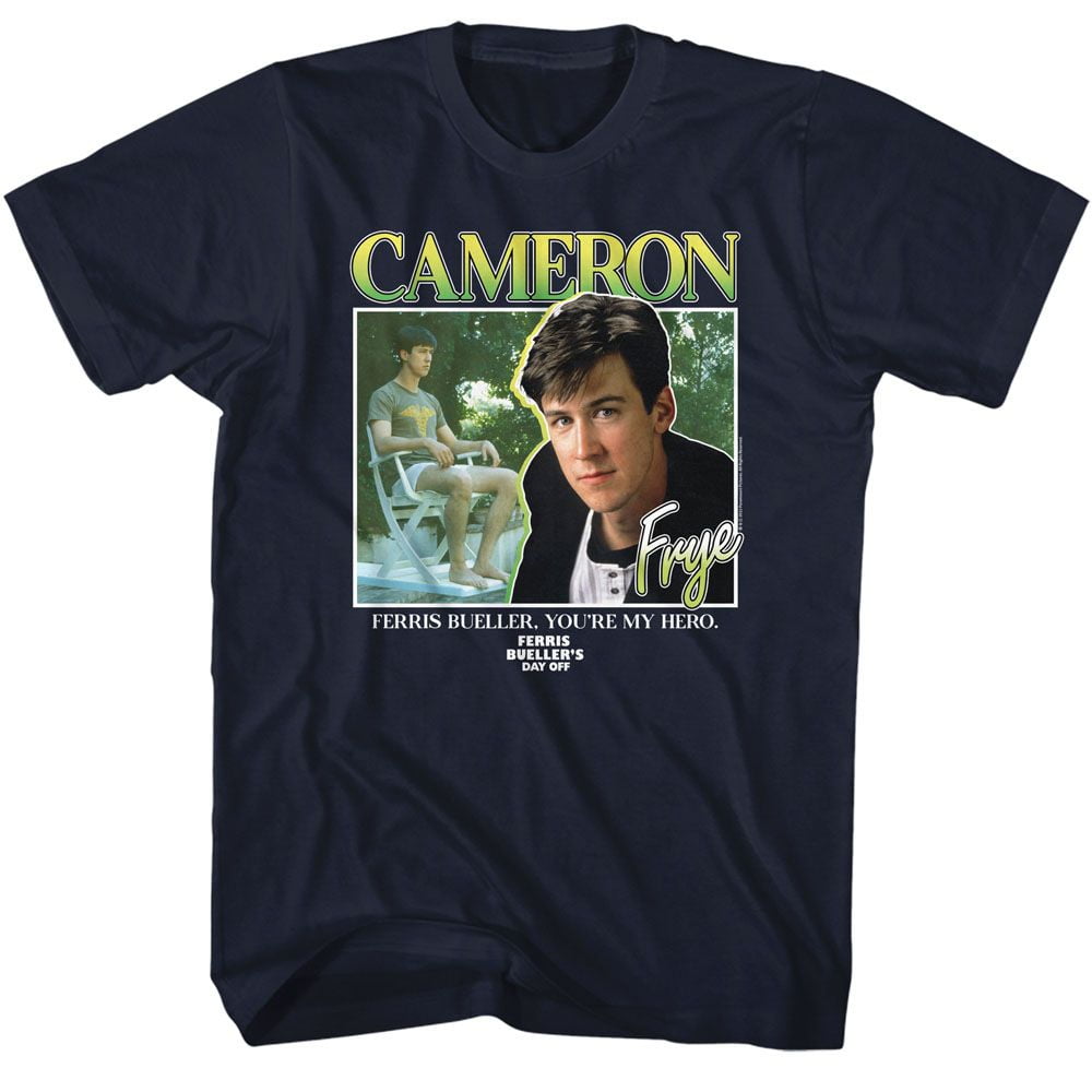 Ferris Bueller's Day Off Cameron Frye Navy T-Shirt - Walmart.com