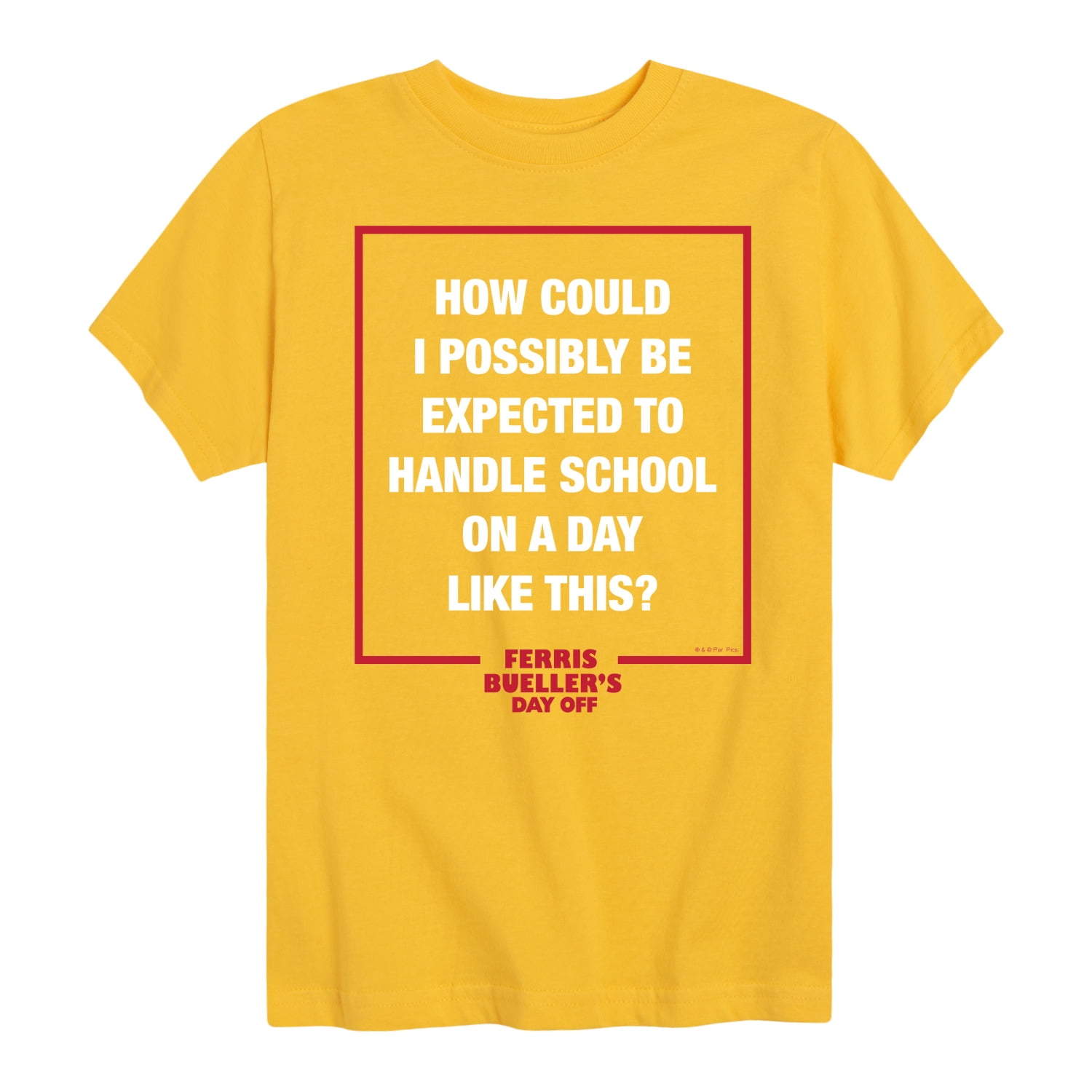 Ferris Bueller's Day Off - How Could I Possibly - Toddler And Youth ...