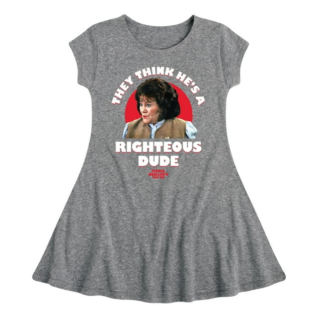 Ferris Bueller's Day Off - Righteous Dude - Toddler And Youth Girls Fit ...