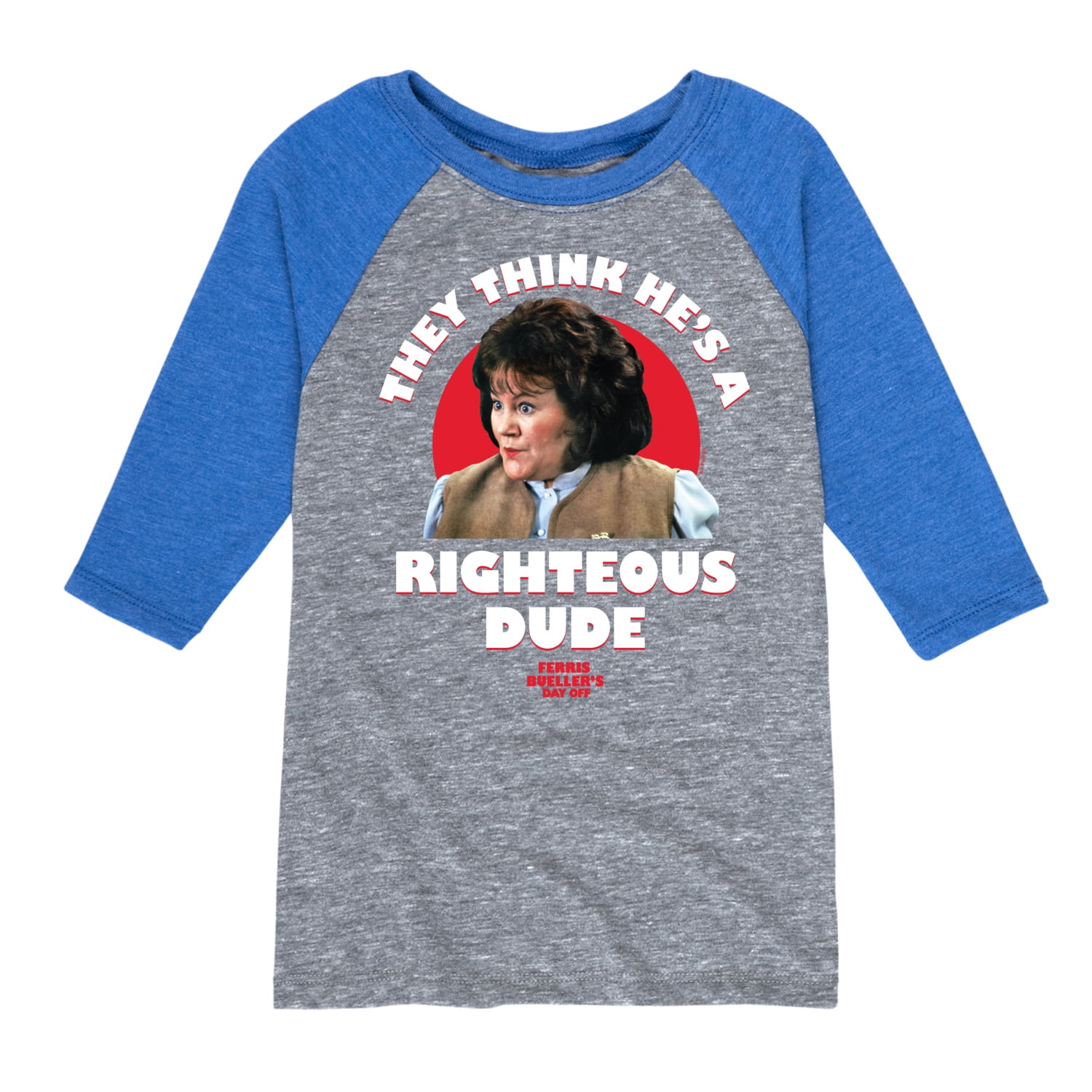Ferris Bueller's Day Off - Righteous Dude - Toddler And Youth Raglan ...