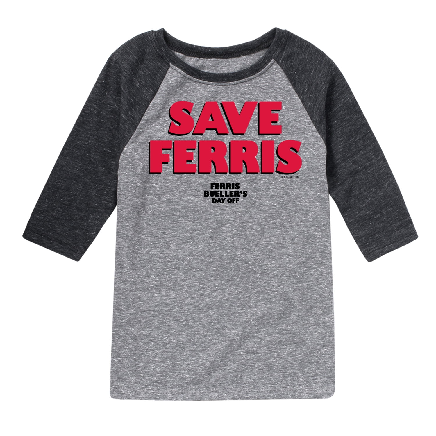 Ferris Bueller's Day Off - Save Ferris - Toddler And Youth Raglan ...
