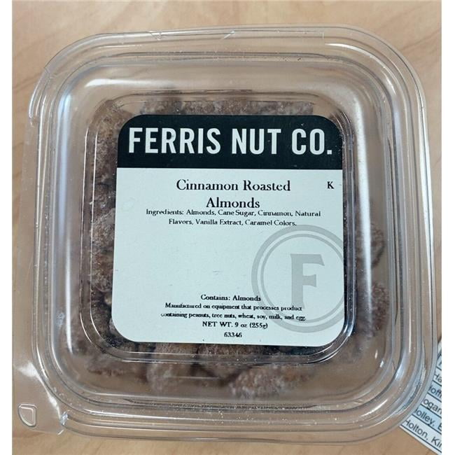 Ferris Coffee & Nut 2203084 10 oz Cinnamon Roasted Almonds - Pack of 12 ...