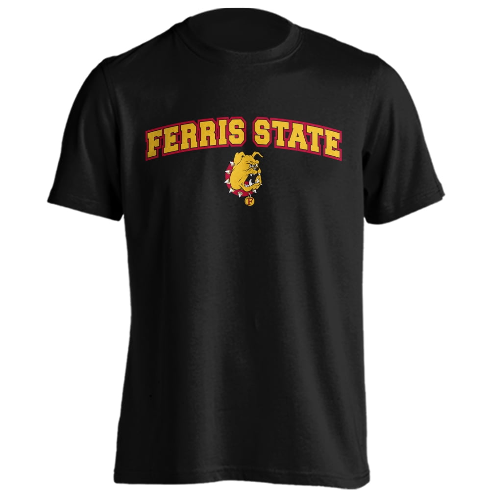 Ferris State University Bulldogs Classic Arch with Mascot Short Sleeve ...