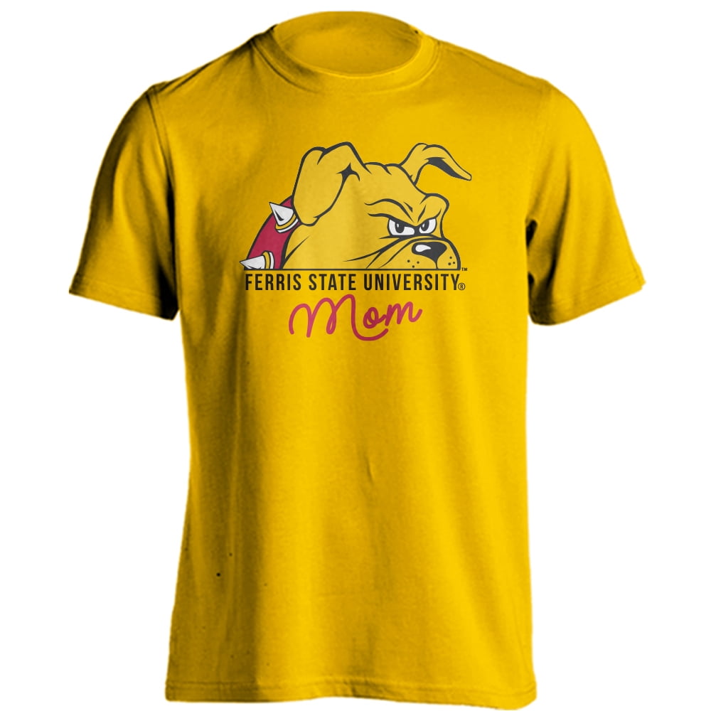 Ferris State University Bulldogs Mom Proud Parent Short Sleeve T-Shirt ...
