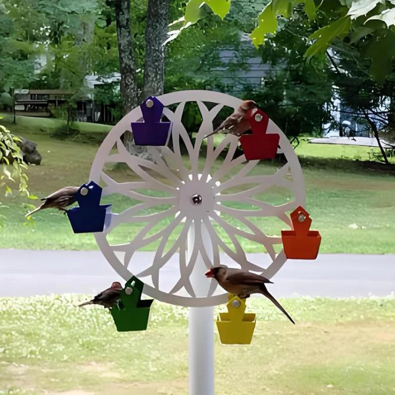 Ferris Wheel Bird Feeder, The Ferris Wheel for Feathered Friends ...