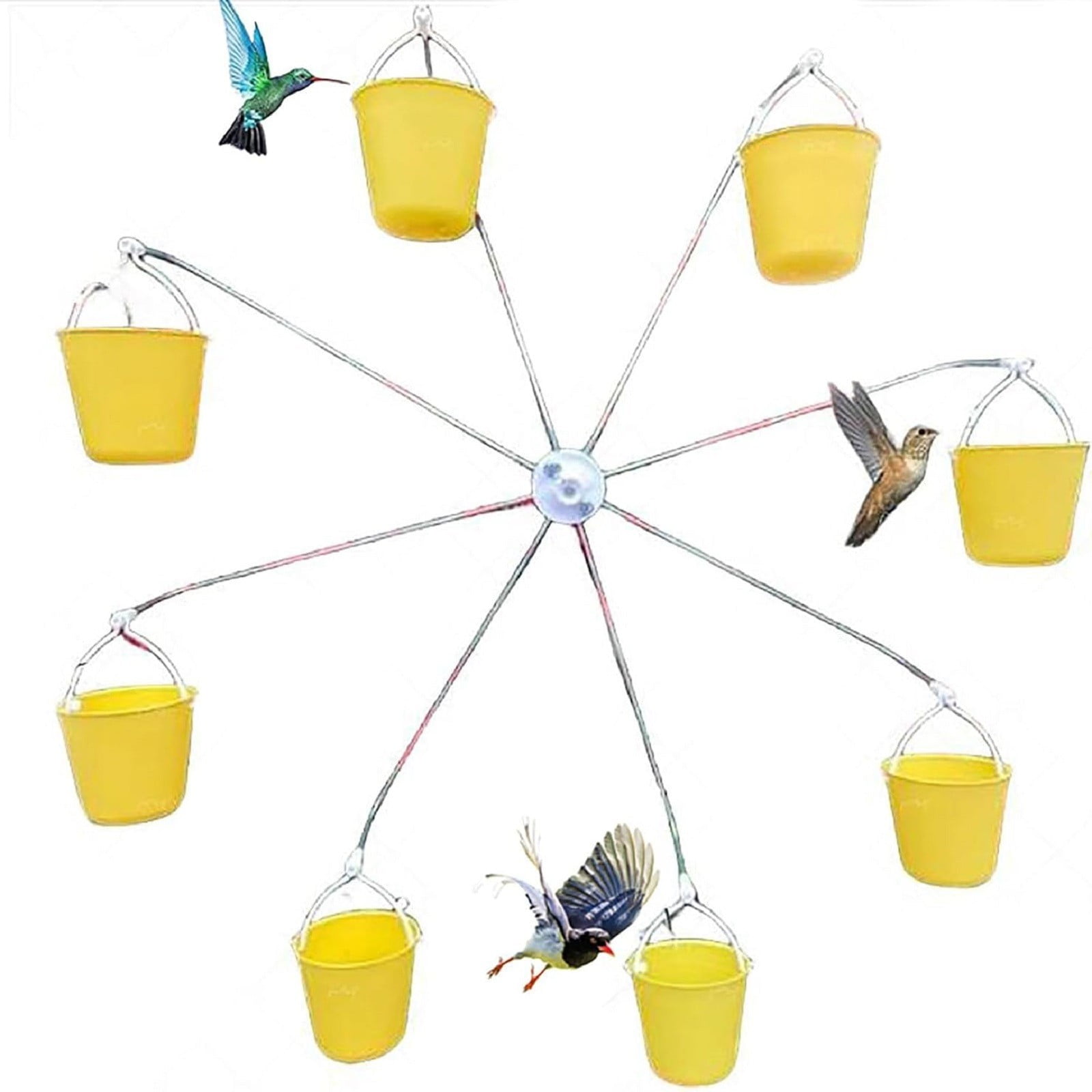 Ferris Wheel Bird Feeder - Ferris Wheel Toy for Bird with Feeder ...