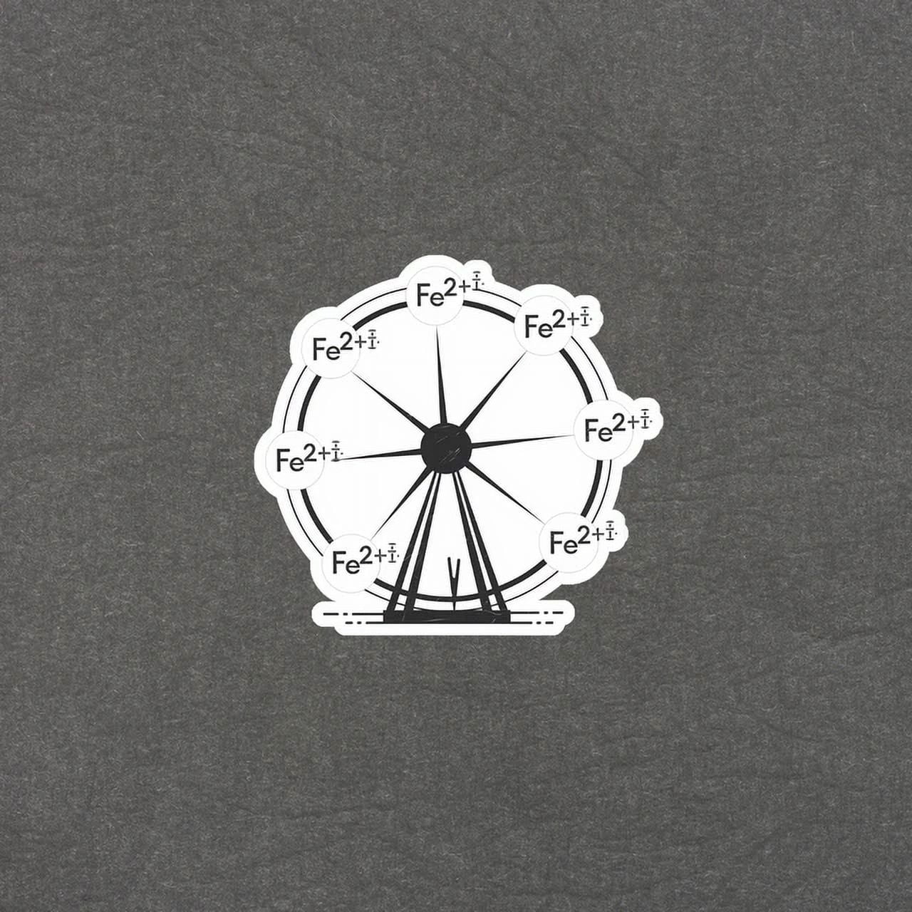 Ferris Wheel Of Elements Fe2+ Chemistry Sticker Decalphone Decal Water ...