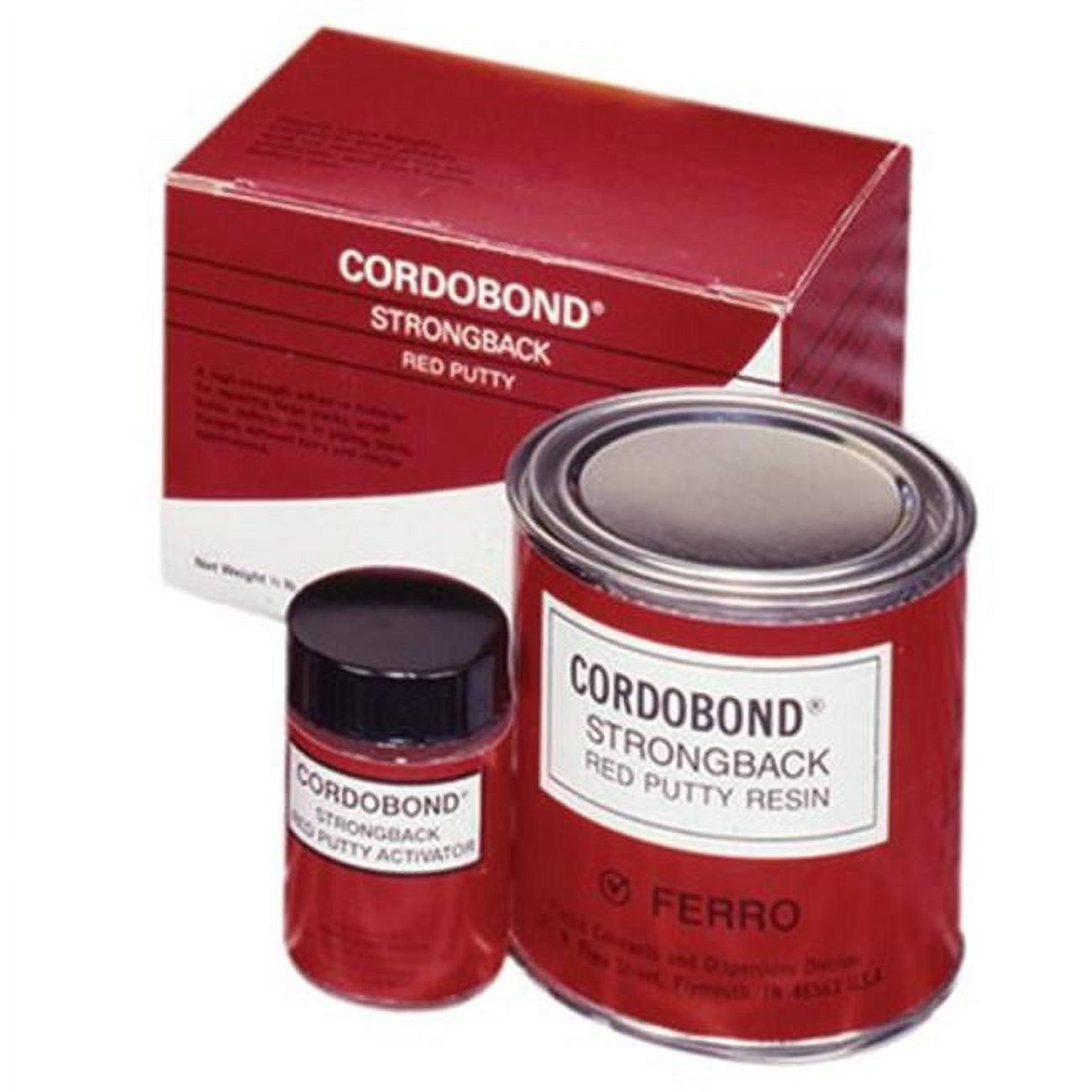 Ferro 198-25-501120 Cordobond Strong Back Red Putty - Walmart.com