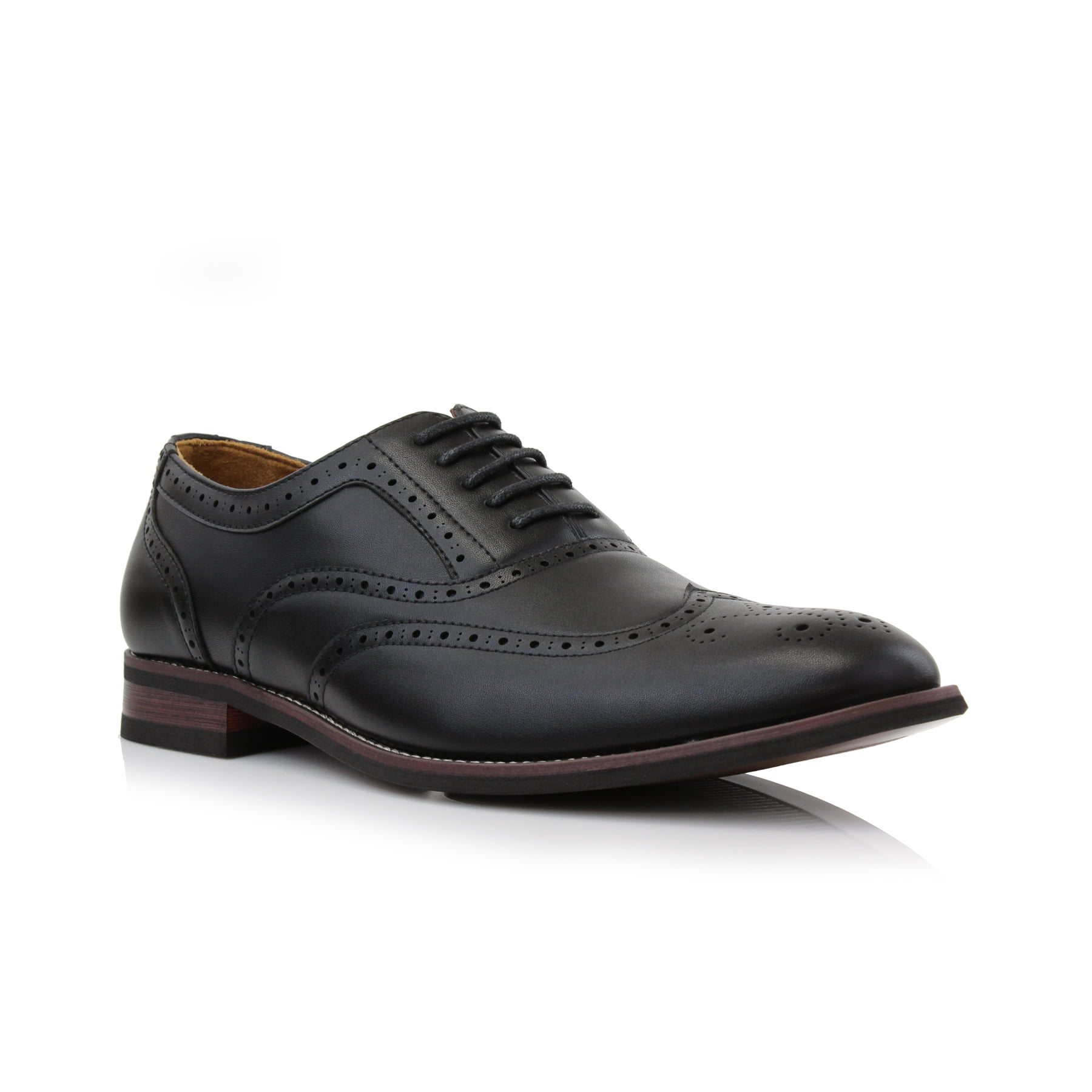 Ferro Aldo Arthur MFA139001C Mens Wingtip Oxford Spectator Dress Shoes ...