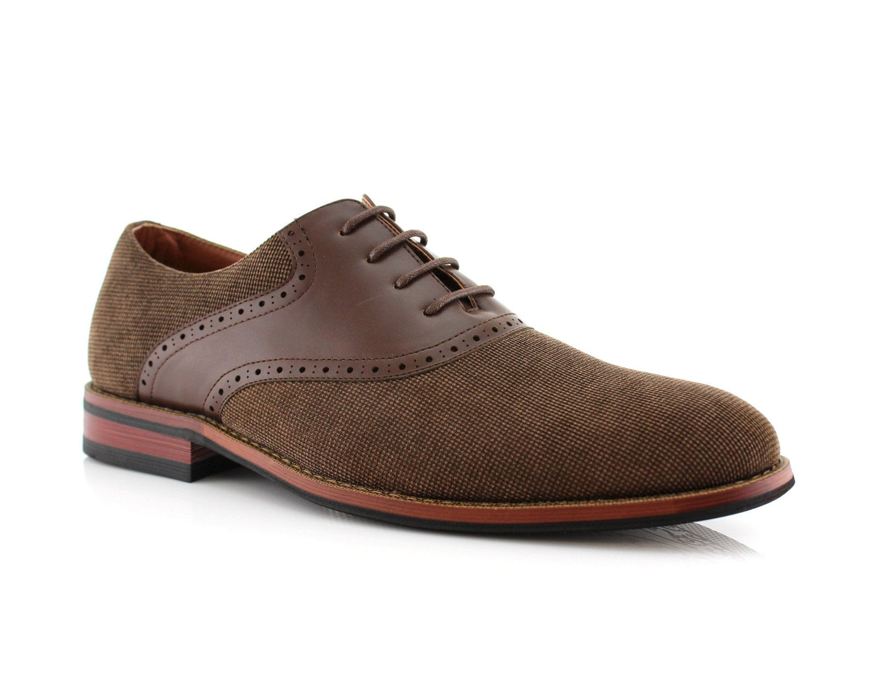 Ferro Aldo Baxter MFA19268B Mens Lace Up Two-Tone Uniform Casual Dress ...