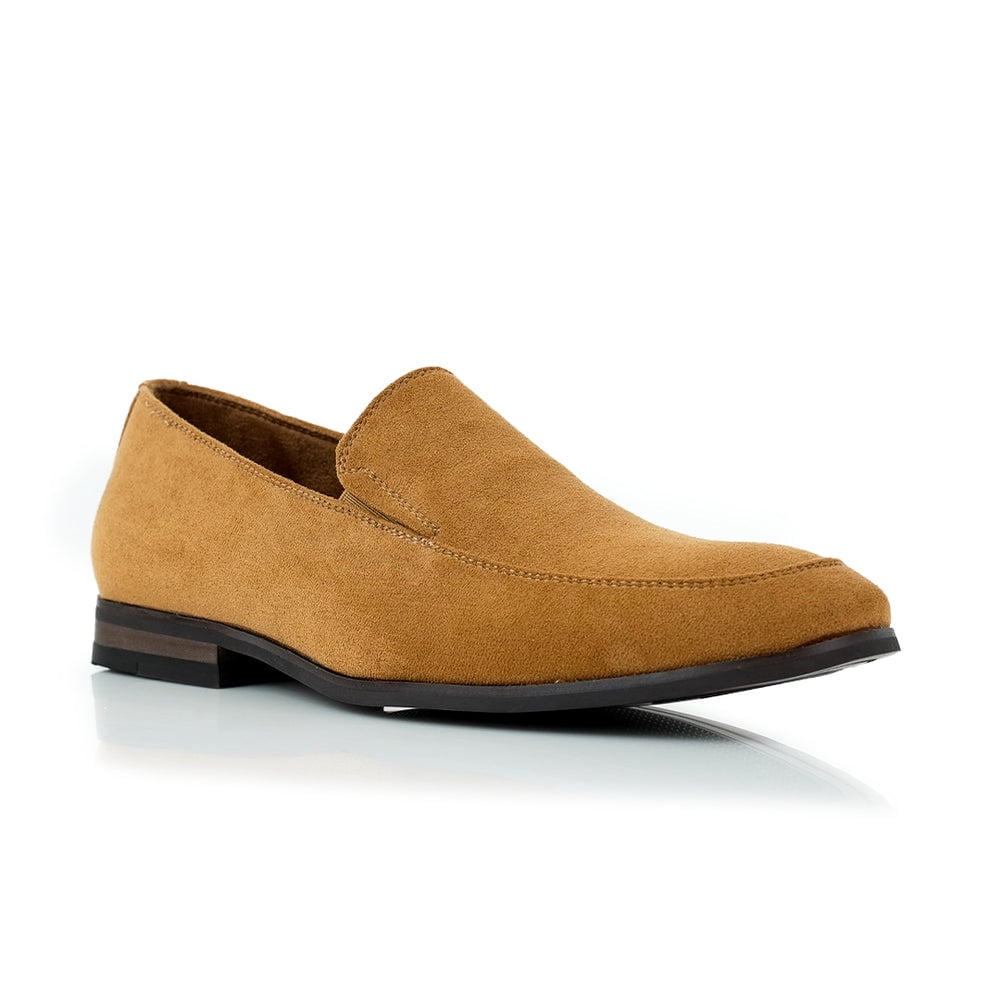 Ferro Aldo Dale MFA19703 Minimalist Slip-on Suede Penny Loafers, Honey ...
