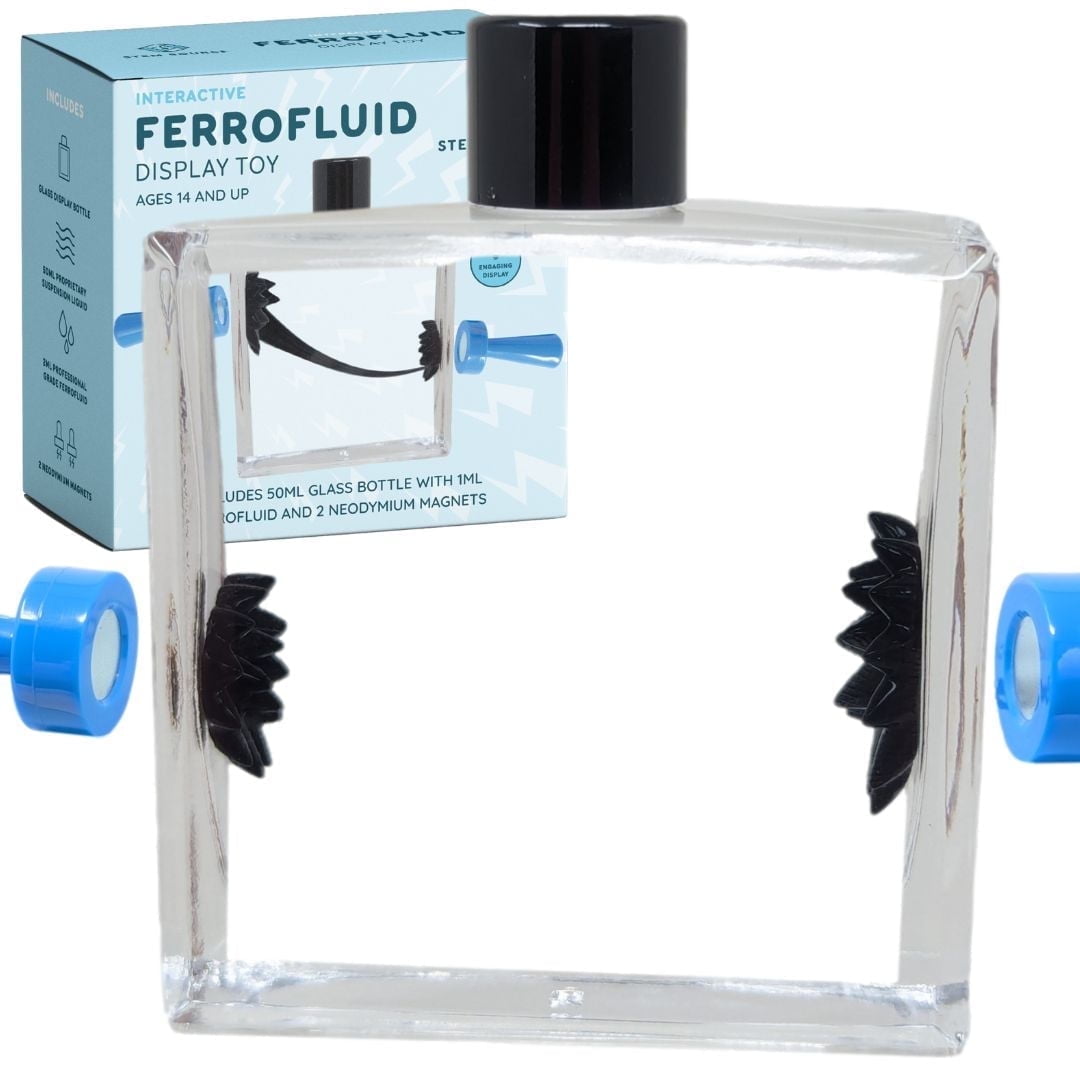 FerroFluid Display Toy Bottle – Ferro Fluid Liquid Metal STEM Toy, Kids ...
