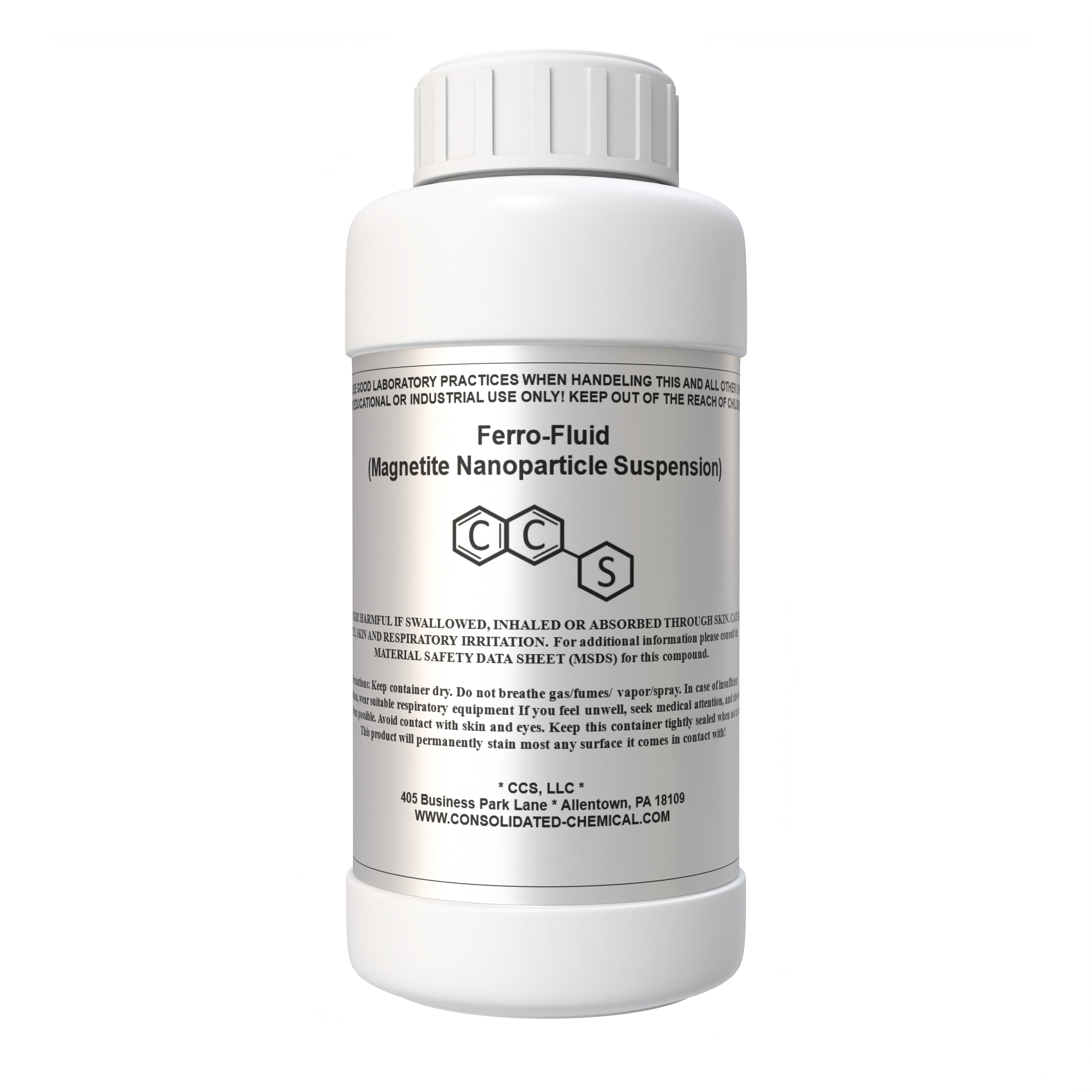 Ferrofluid | Magnetic Nanoparticle Suspension - 250mL (8 Fl Oz ...