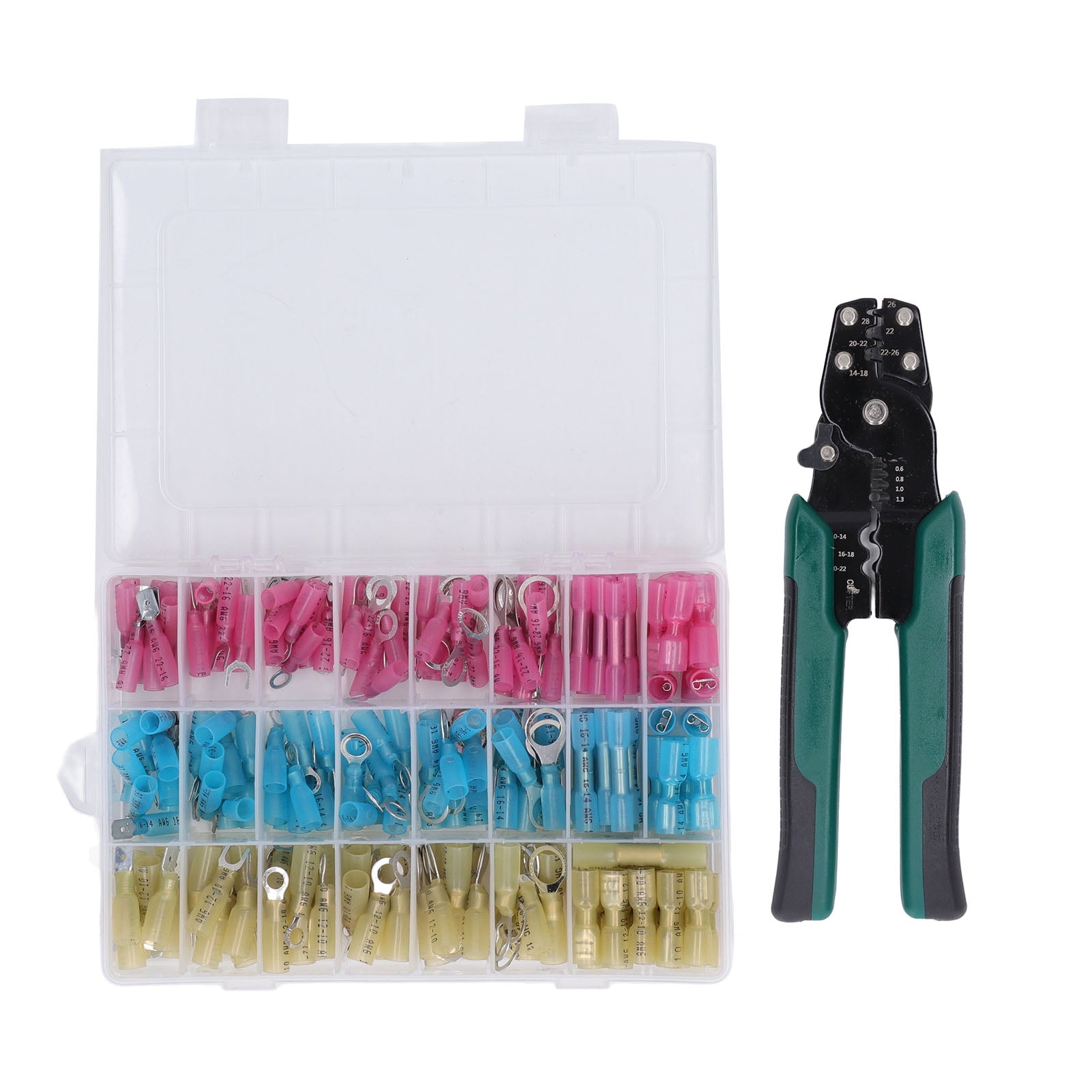 Ferrule Crimping Tool Kit Insulated Electrical Wire Connectors Self ...