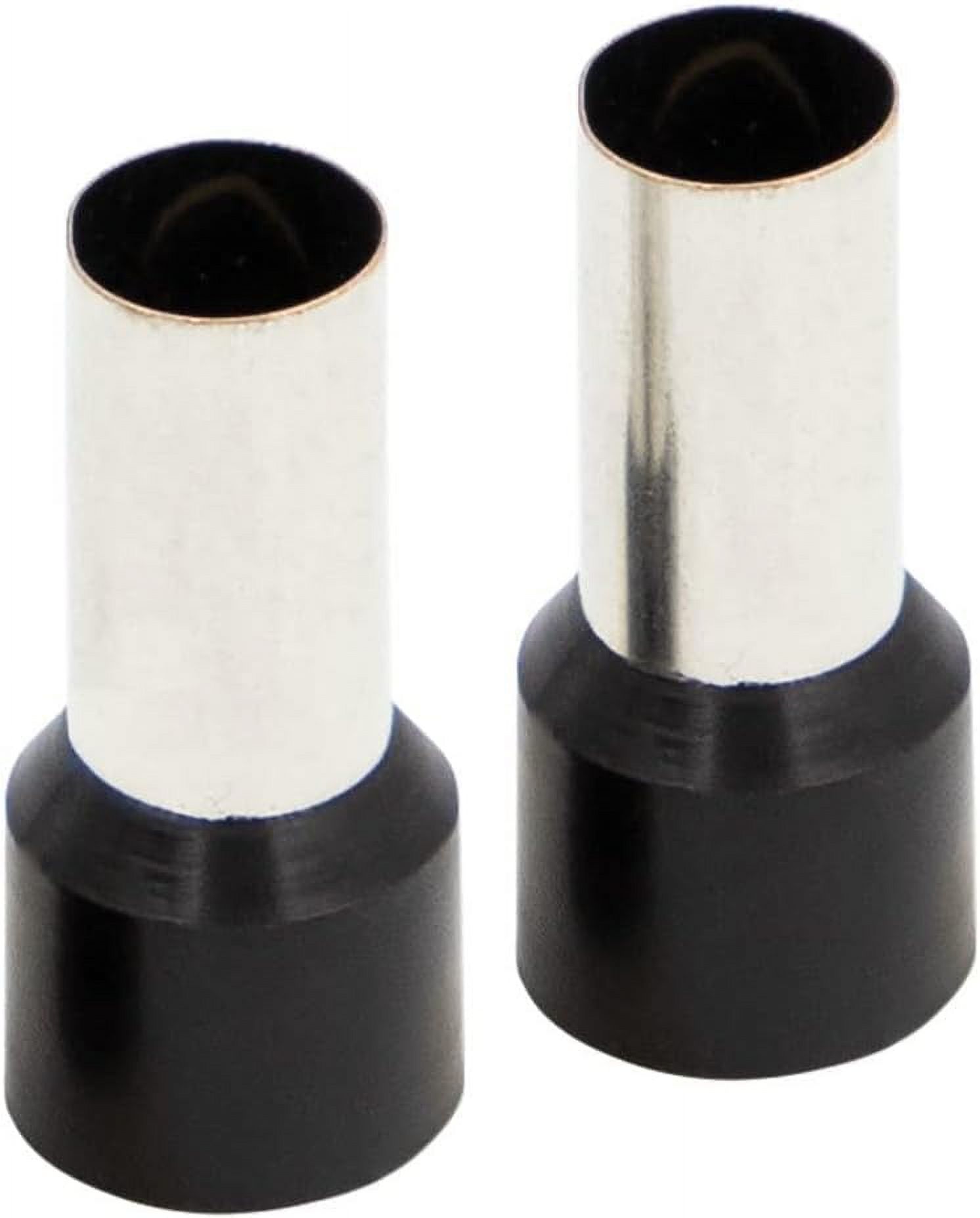 Ferrules - Black 1/0Ga - 50 Per Bag - Walmart.com