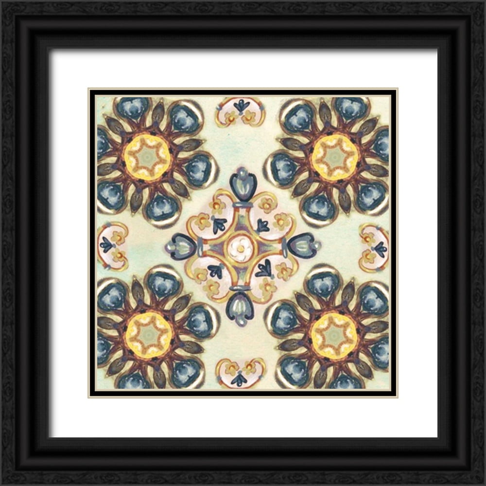 Ferry, Margaret 15x15 Black Ornate Wood Framed with Double Matting ...