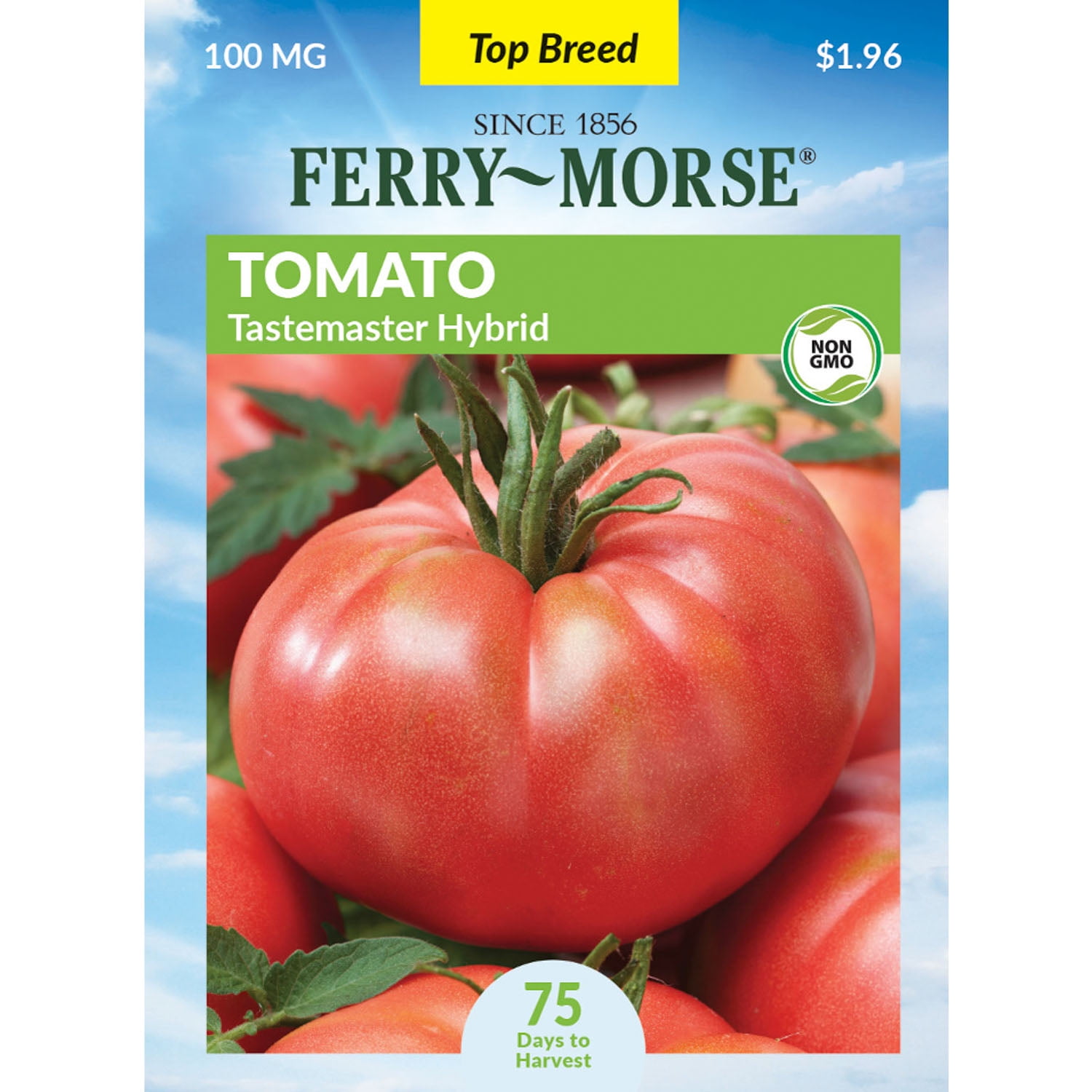 Ferry-Morse 100MG Tomato Tastemaster Hybrid Annual Vegetable Seeds ...