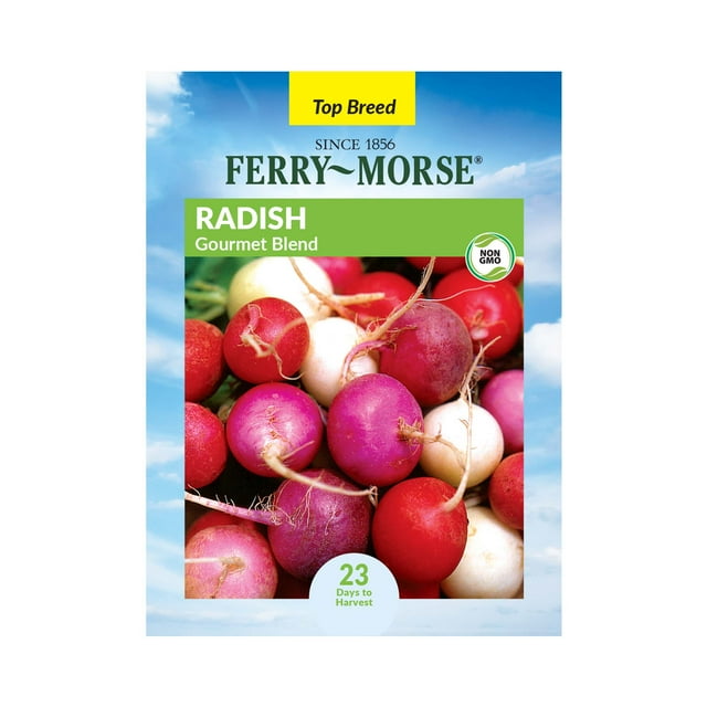 Ferry-Morse 1.3G Radish Gourmet Blend Annual Vegetable Seeds, Full Sun - Walmart.com