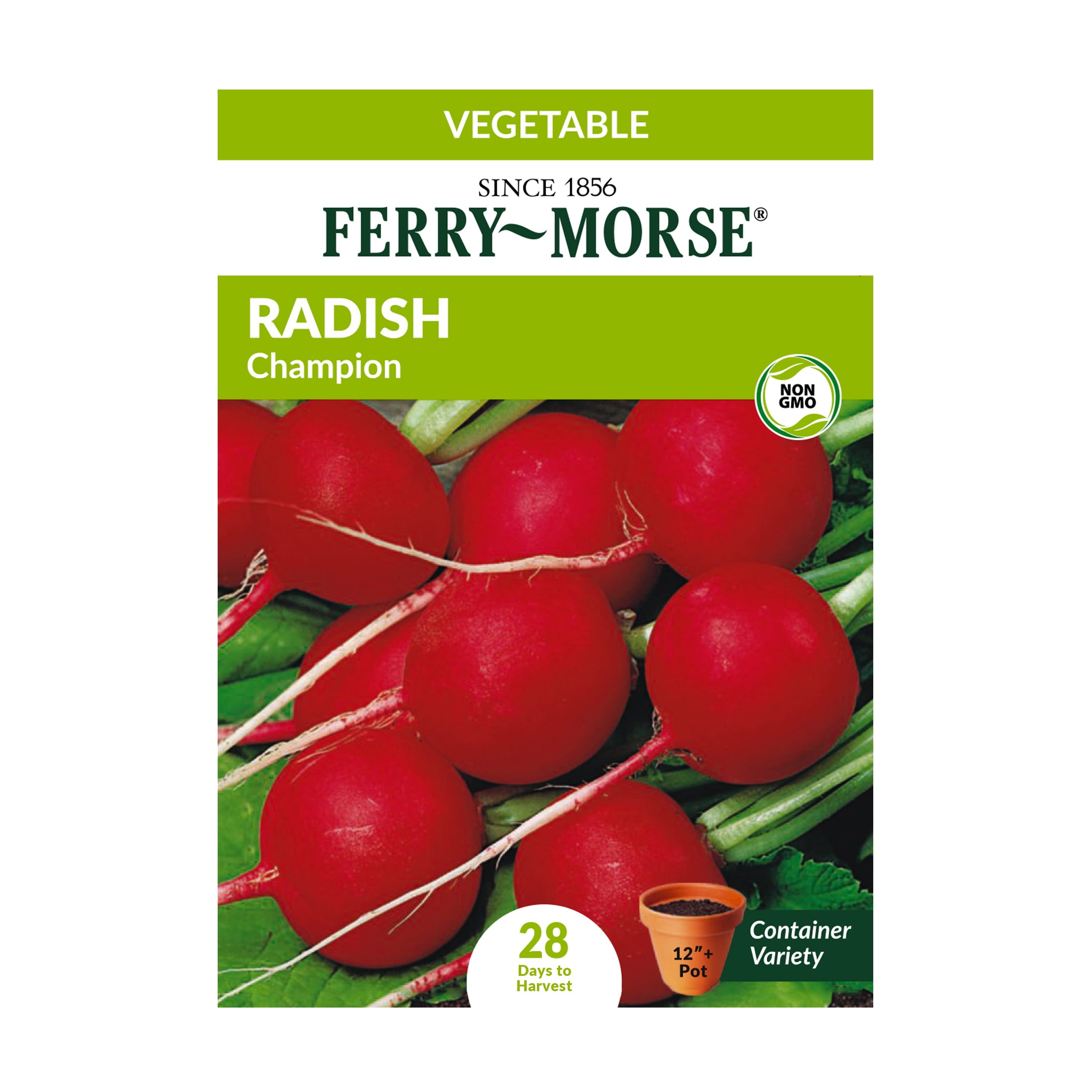 Ferry-Morse 1G Radish Champion Vegetable Plant Seed Full Sun - Walmart.com