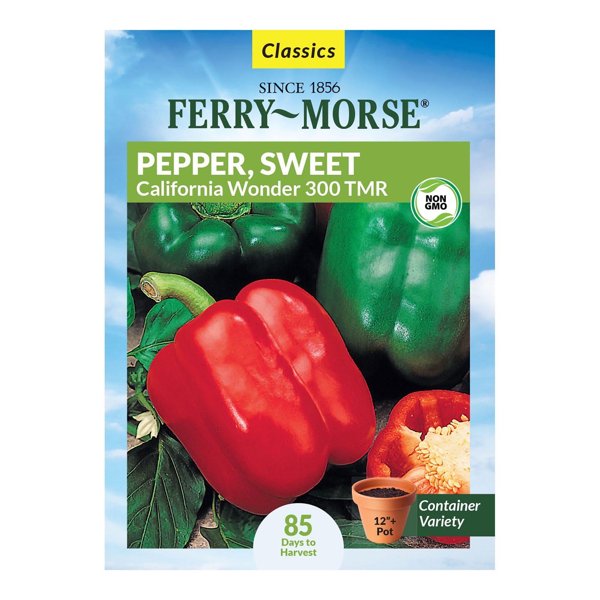 Ferry-Morse 460MG Pepper California Wonder 300 TMR Annual Vegetable ...
