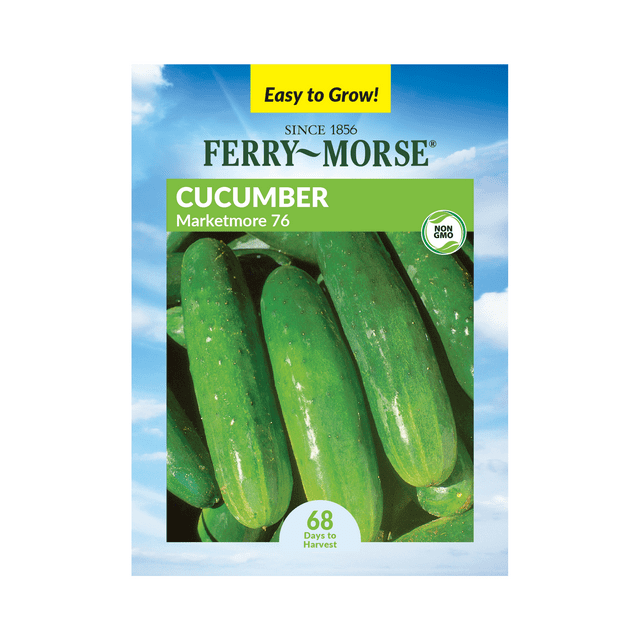 Ferry-Morse 700MG Cucumber Marketmore 76 Annual Vegetable Seeds, Full ...
