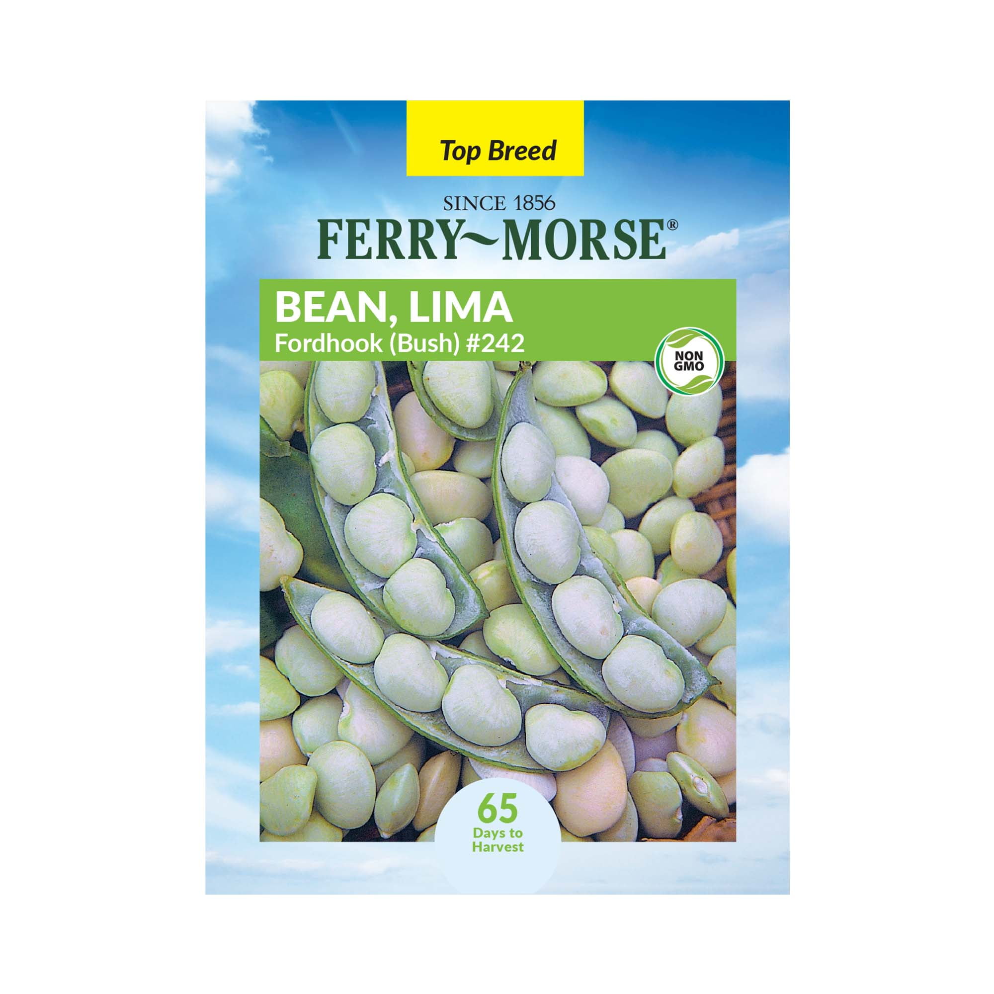 Ferry-Morse 8.5G Bean Lima Fordhook Bush #242 Annual Vegetable Seeds ...