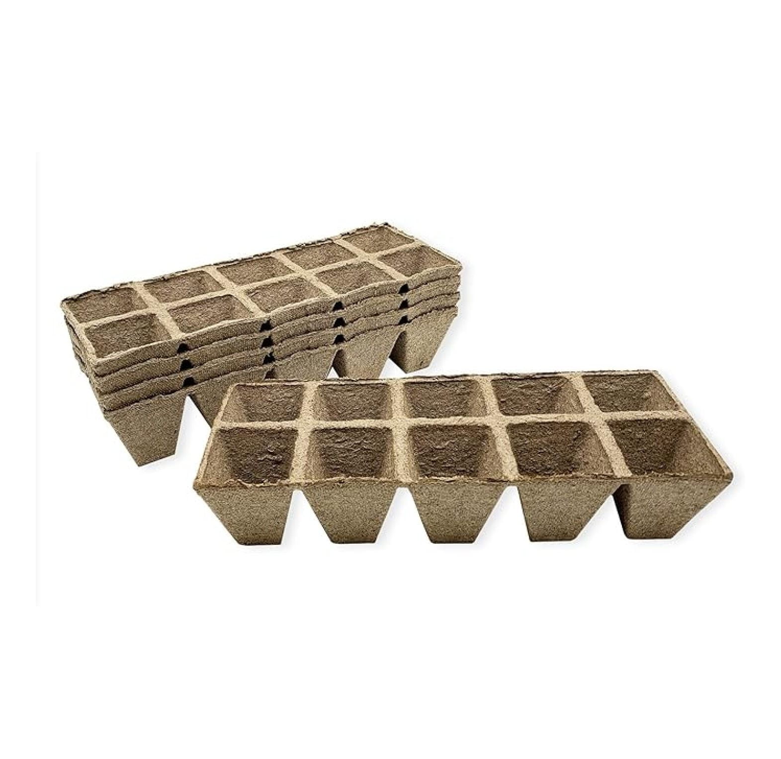 Ferry Morse Organic Seed Starting 10 Cell Biodegradable Peat Strips ...