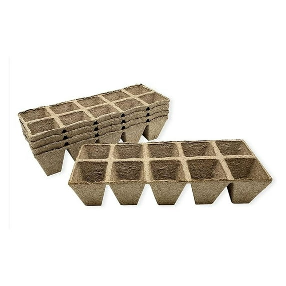 Ferry Morse Organic Seed Starting 10 Cell Biodegradable Peat Strips ...