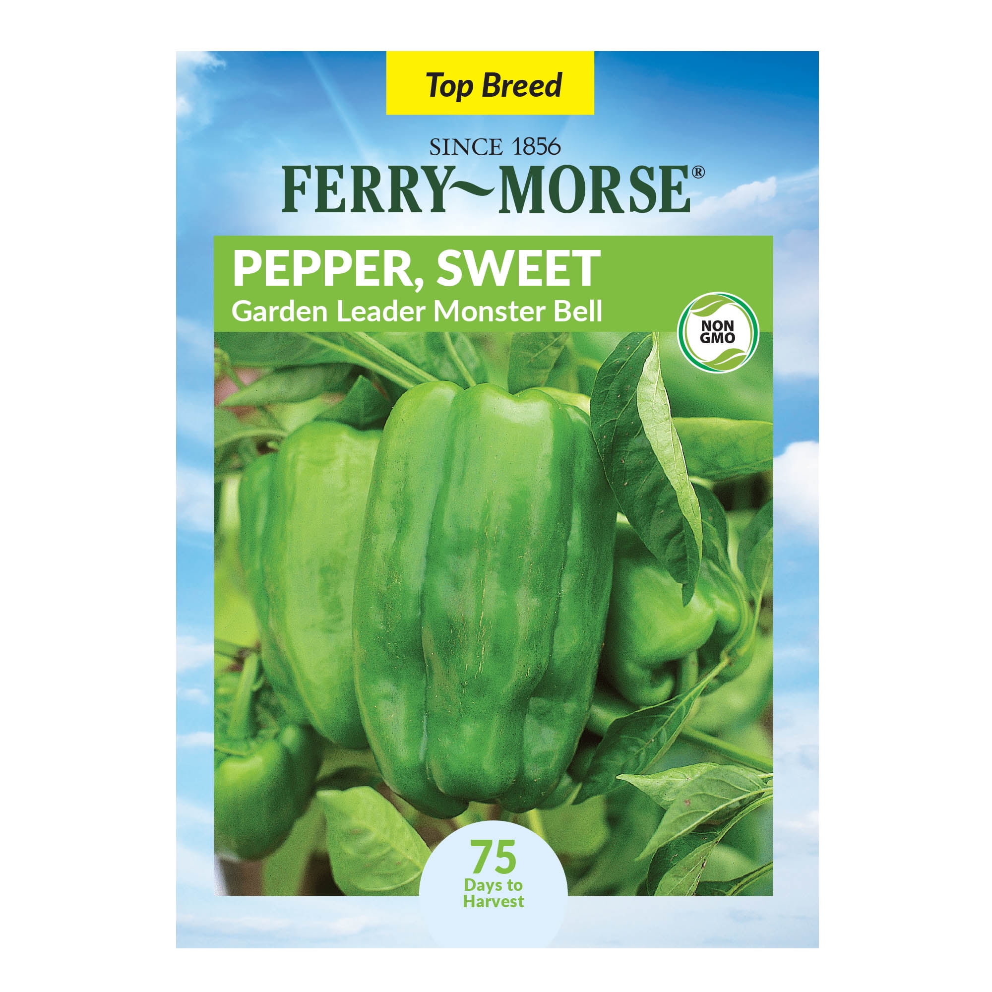 Ferry-Morse 100MG Pepper Garden Leader Monster Bell Annual Vegetable ...