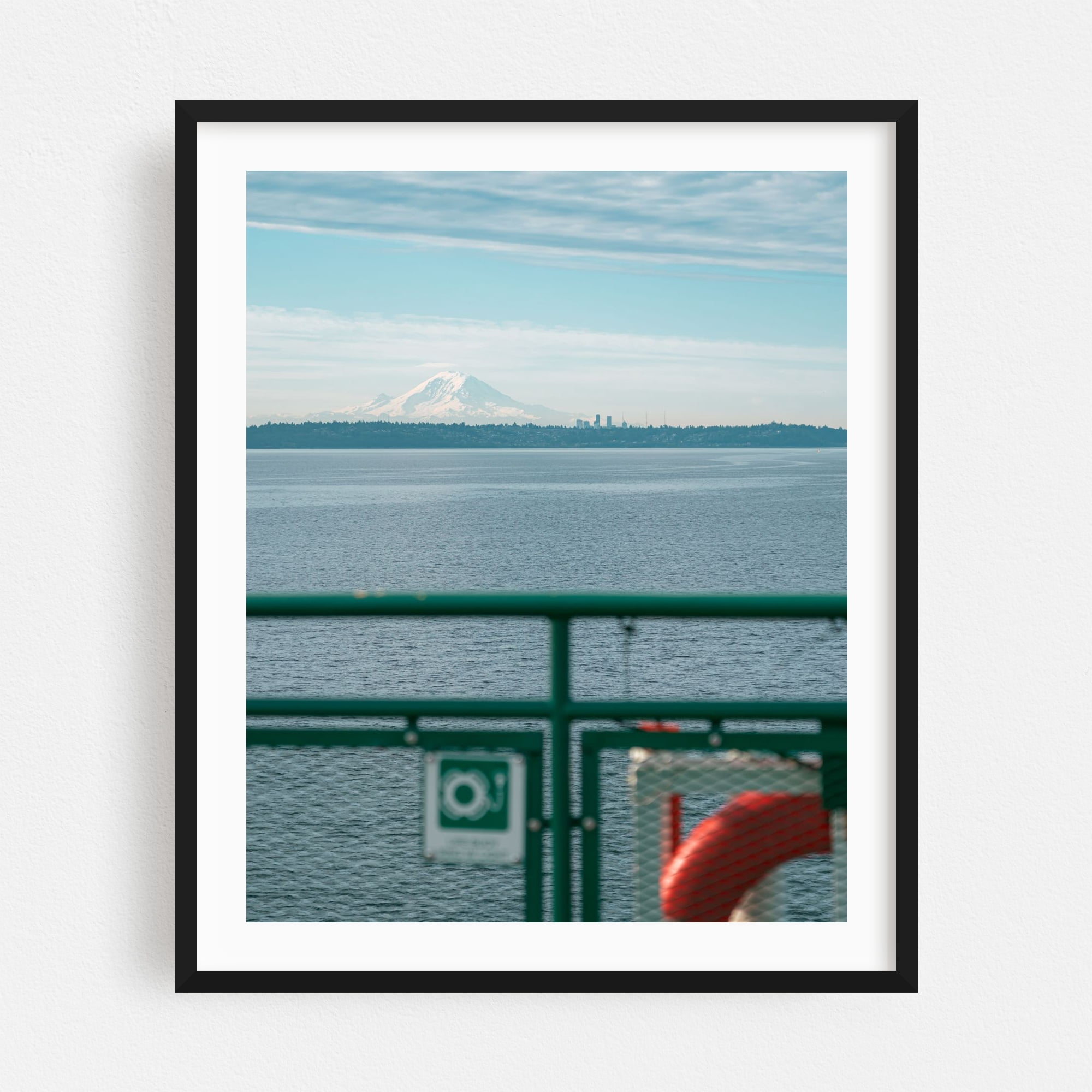 Ferry System - Edmonds Washington Photography Mountain Water Landscape ...