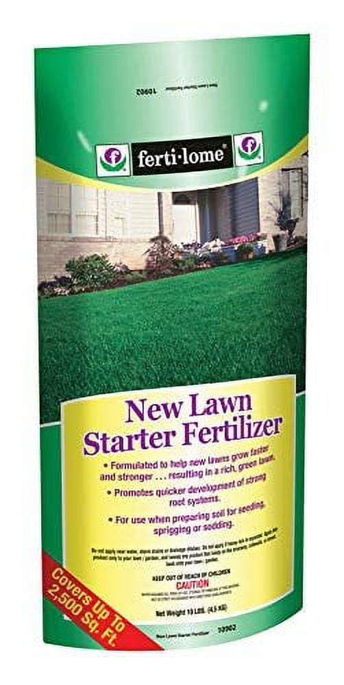 Ferti-Lome Starter 9-13-7 Lawn Fertilizer 2500 sq. ft. for All Grasses ...
