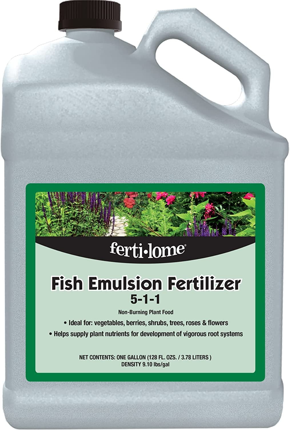 Ferti Lome Fish Emulsion Fertilizer, Water Soluble, 5-1-1 Formula, 1 ...