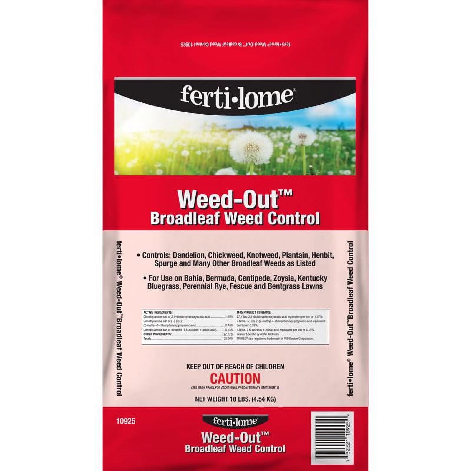 Ferti-lome Weed Out Weed Control Granules 10 lb - Walmart Business Supplies