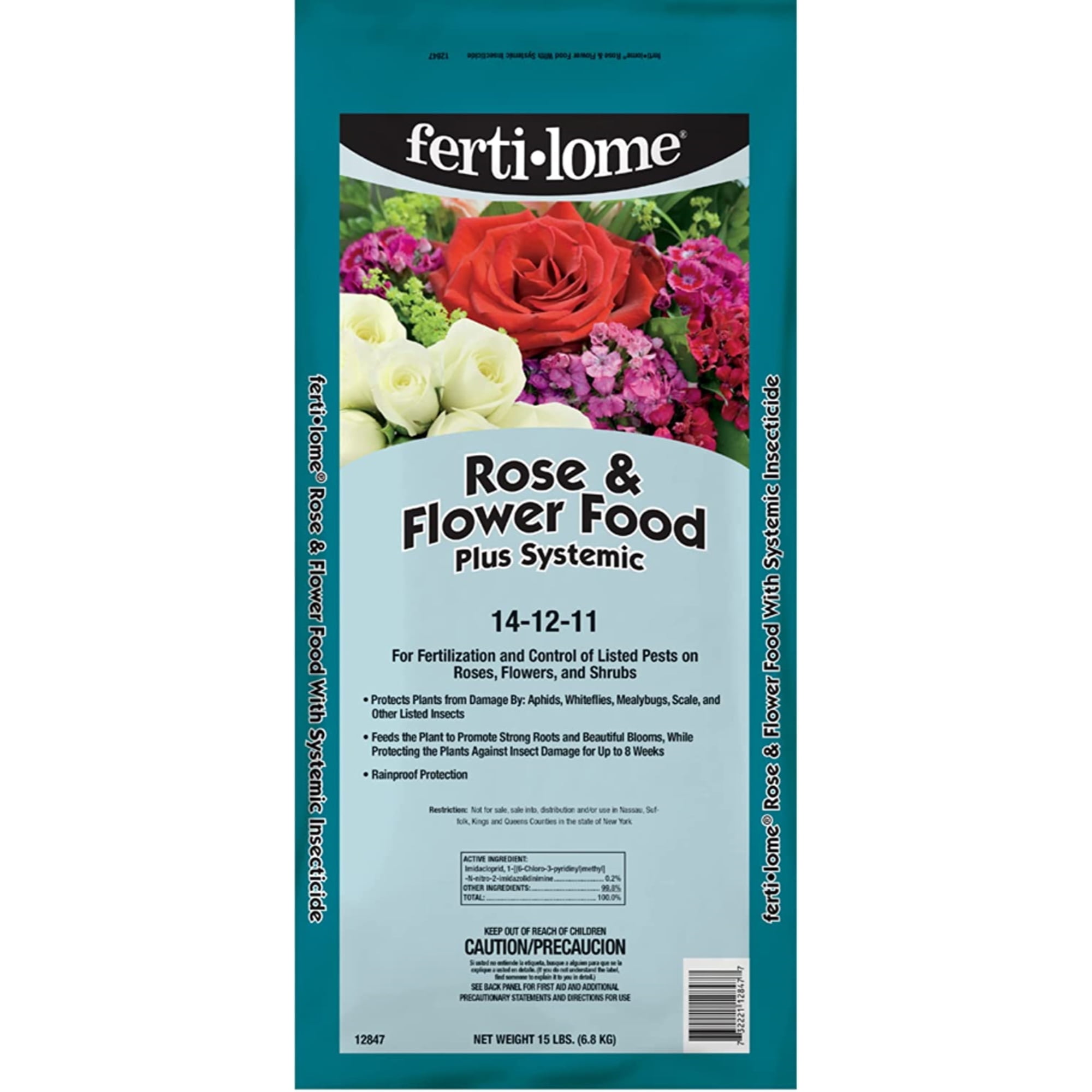 Ferti-lome 10 Lb. 14-12-11 Rose & Flower Dry Plant Food 13847 - Walmart.com