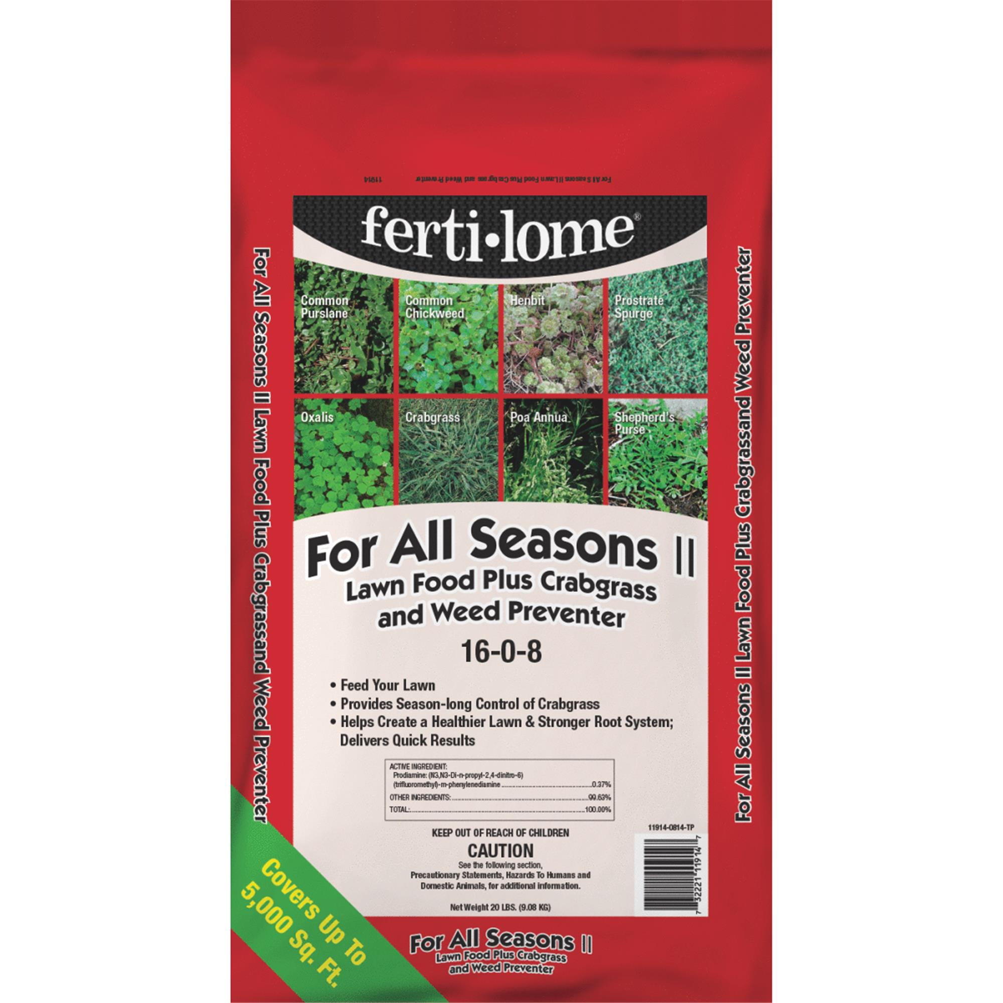 Ferti-lome All Seasons II Lawn Fertilizer - Crabgrass & Weed Pre ...