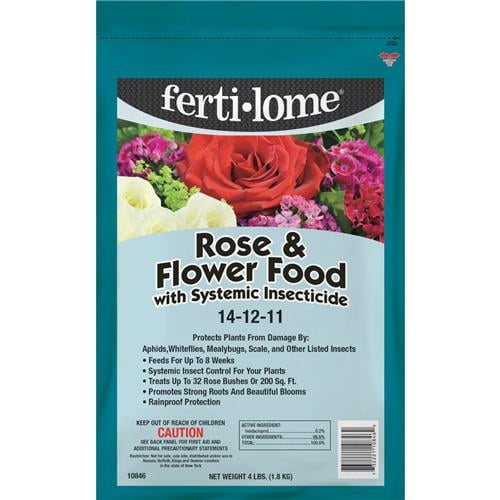 Ferti-lome Rose & Flower Dry Plant Food 4LB ROSE&FLWR, Each - Walmart.com