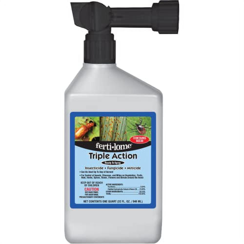 Ferti-lome Triple Action Insect & Disease Killer Ready to Spray - 32 Oz ...