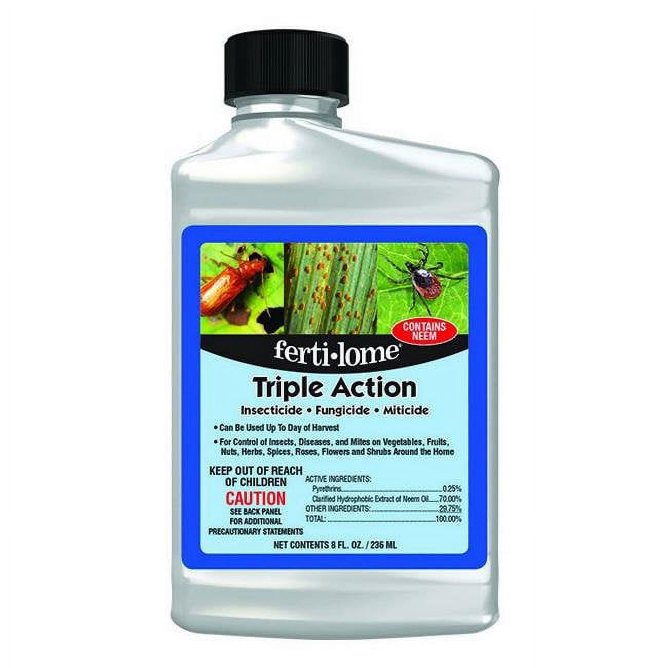 Ferti-lome Triple Action Disease & Mite Control Liquid Concentrate 8 oz ...