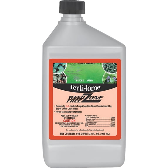 Ferti Lome Weed Killer, 32 fl oz Concentrate for Broadleaf Weed Control ...