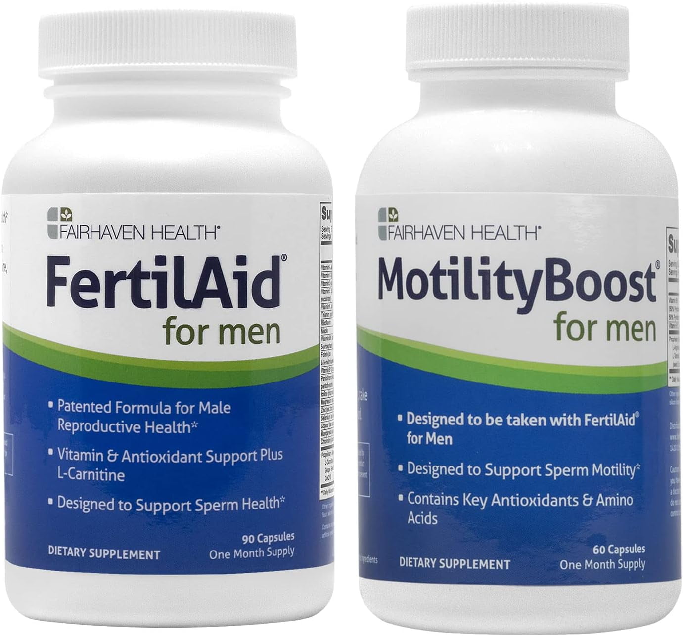 Fertilaid For Men And Motilityboost Combo Prenatal Vitamins And Male