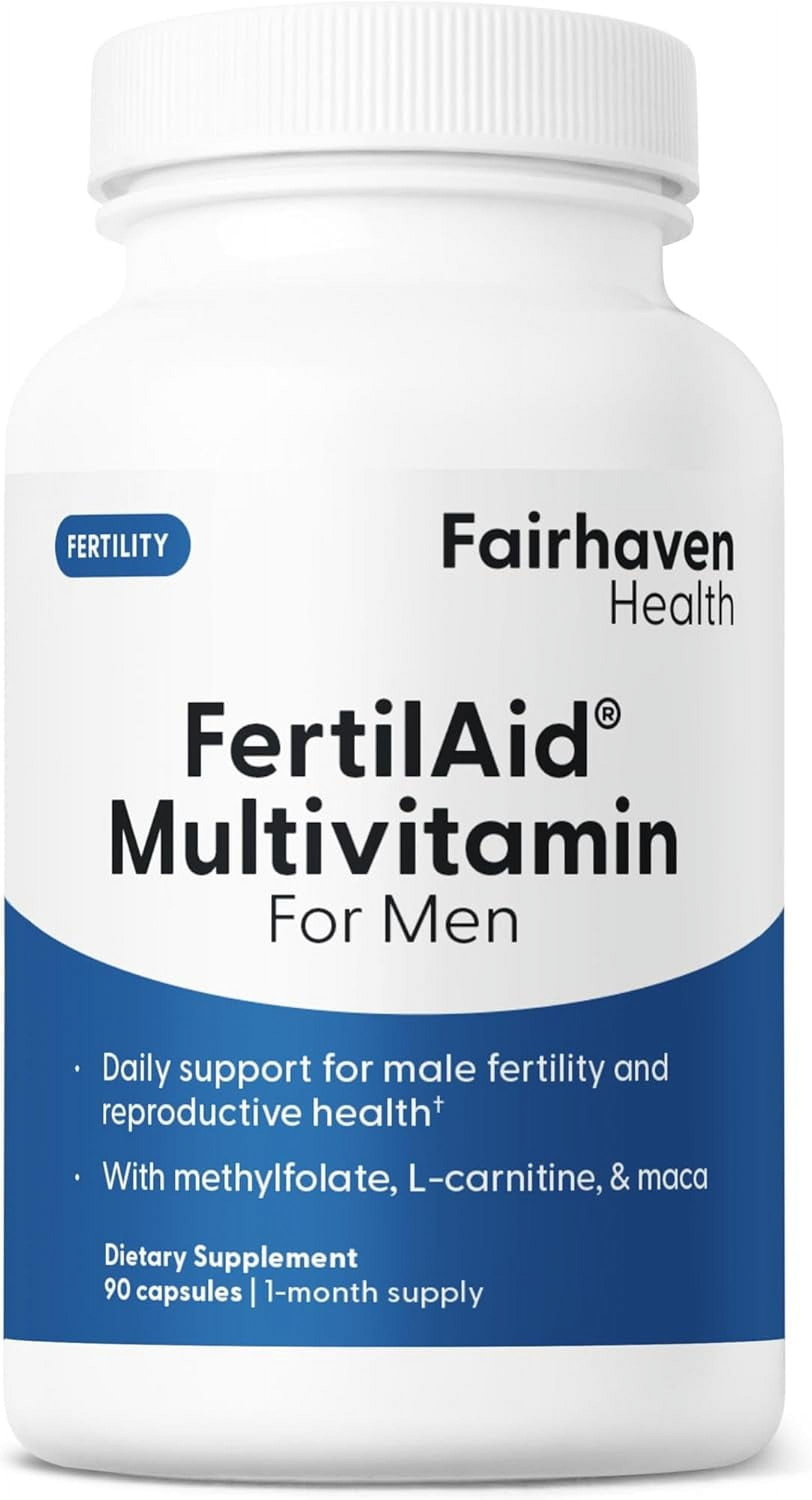 FertilAid for Men, Fertility Supplement, Sperm Count & Multivitamin, 90 ...