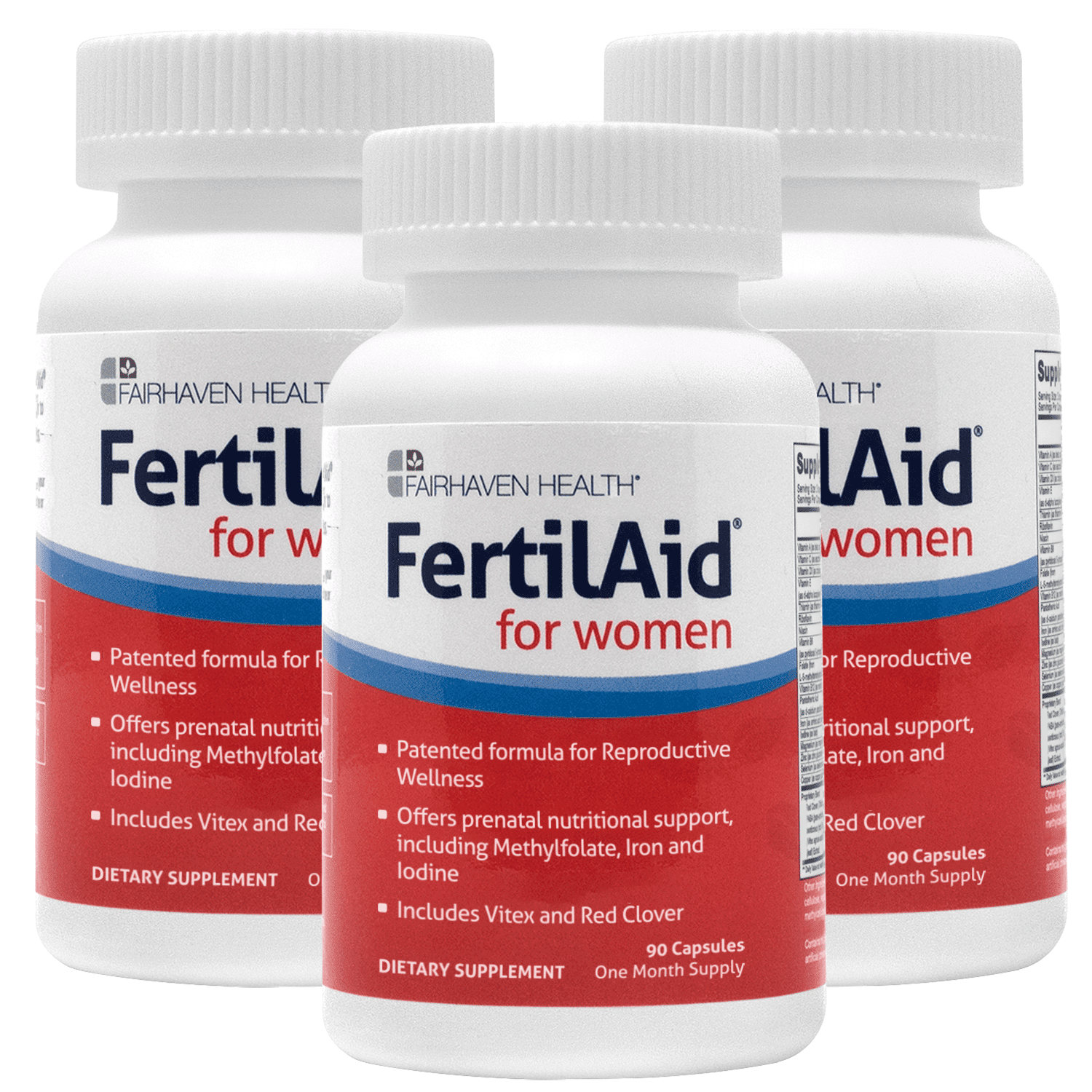 FertilAid for Women - Female Fertility Supplements - 3 Month Supply ...